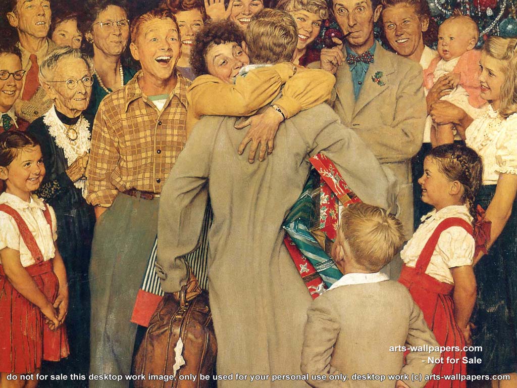 Norman Rockwell Winter Wallpapers - Top Free Norman Rockwell Winter ...