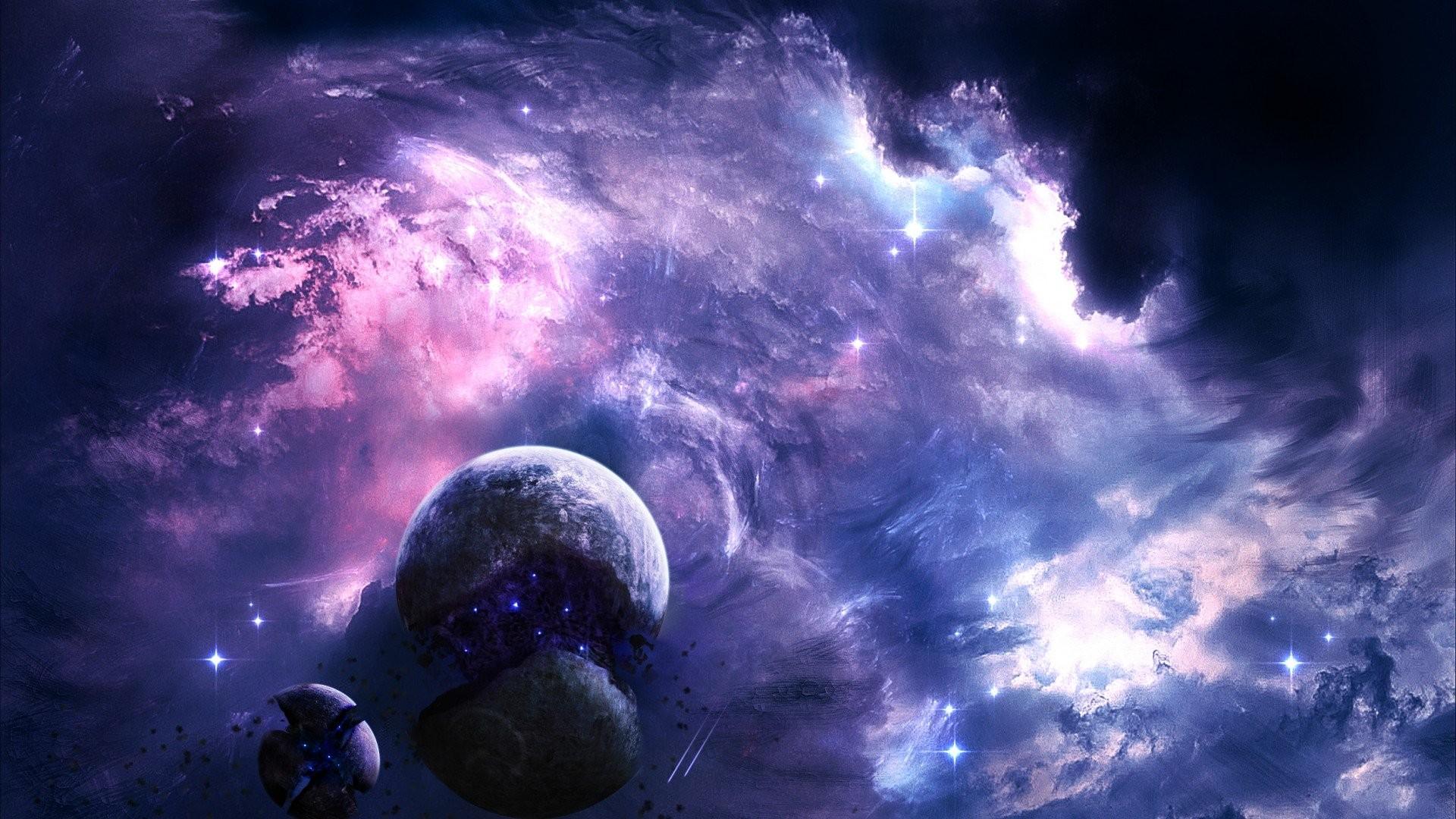 Blue Purple Space Wallpapers - Top Free Blue Purple Space Backgrounds ...