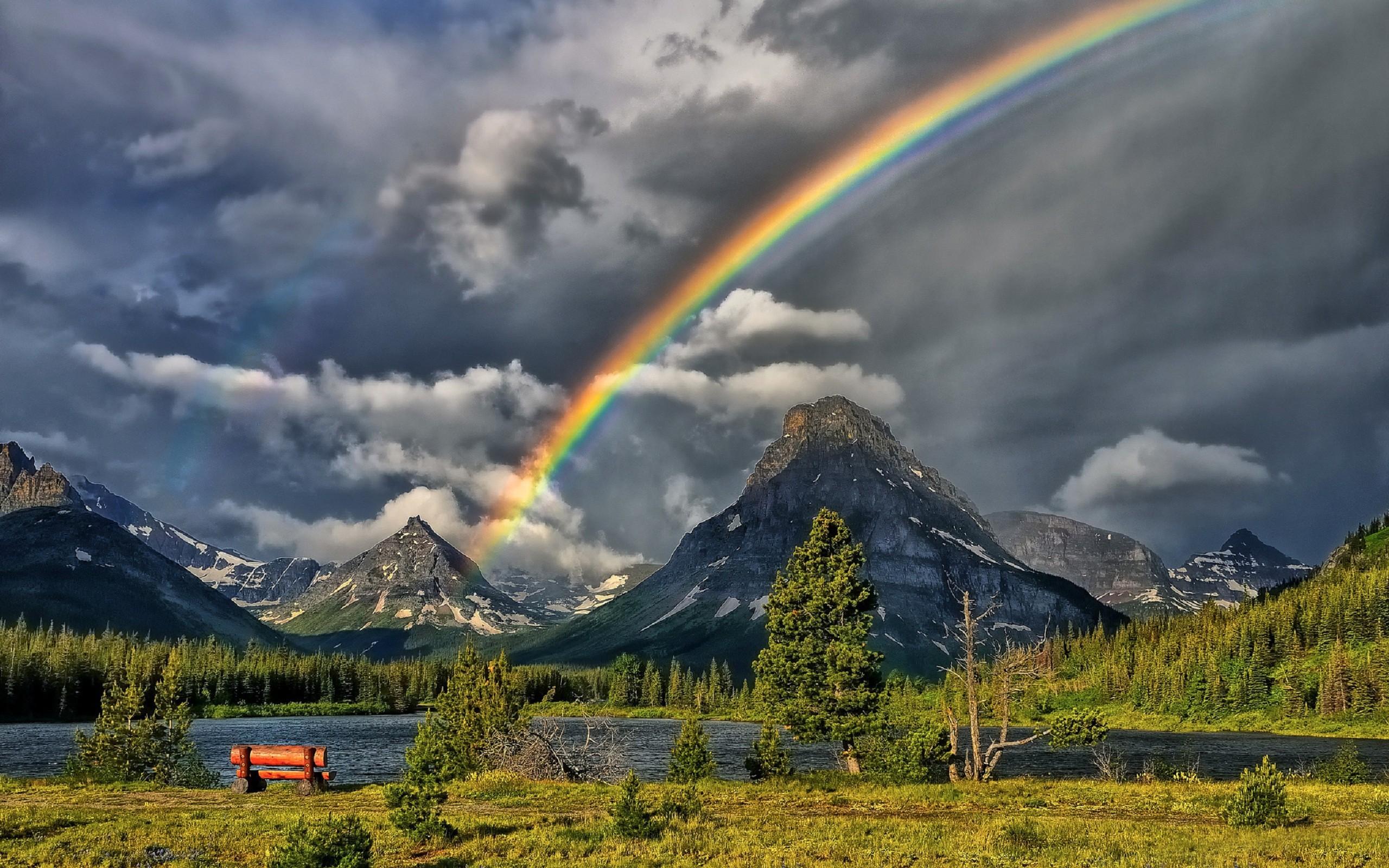 Rainbow Landscape Wallpapers - Top Free Rainbow Landscape Backgrounds ...