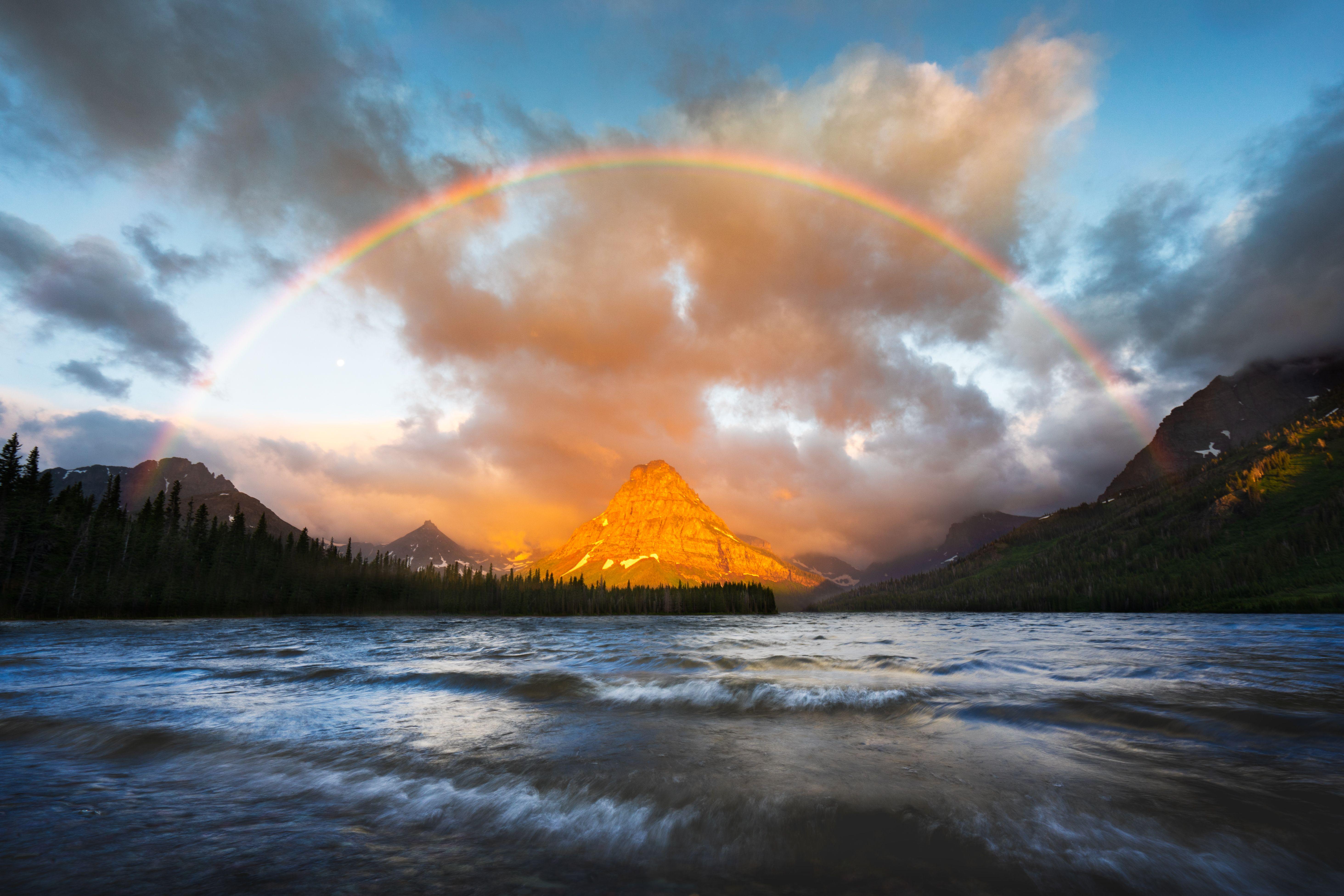 Rainbow Landscape Wallpapers - Top Free Rainbow Landscape Backgrounds ...