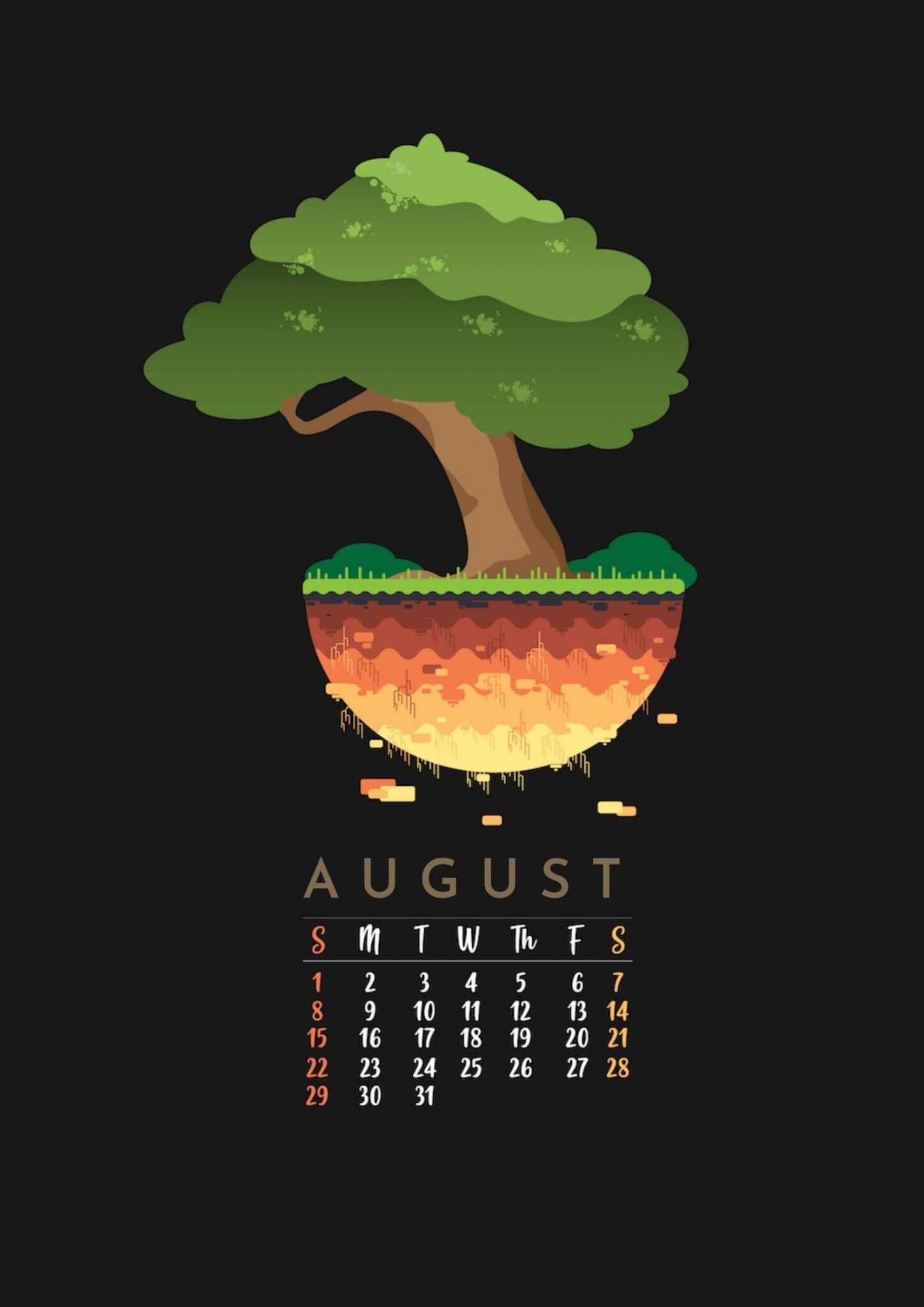 August 2021 Calendar Wallpapers - Top Free August 2021 Calendar ...