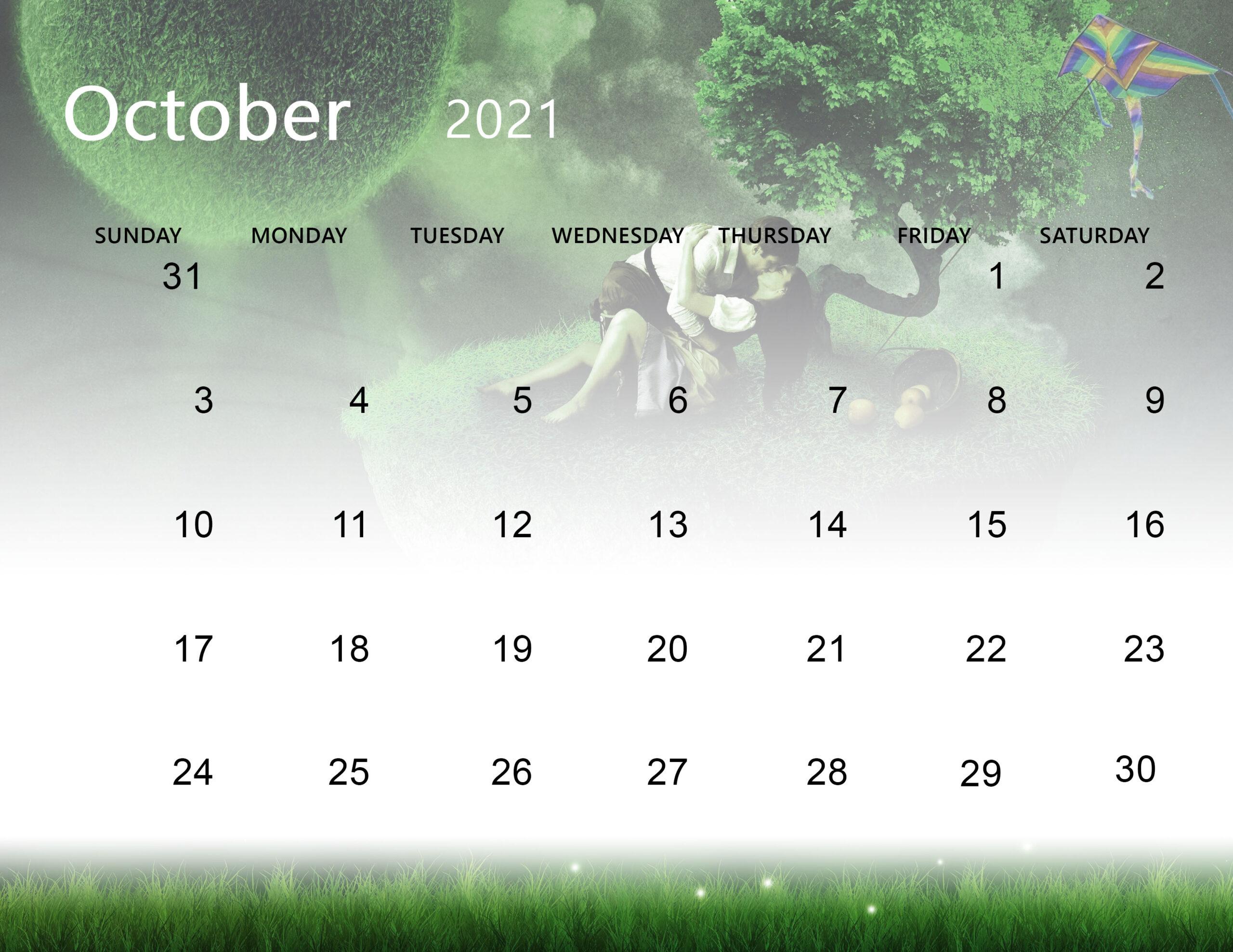 October 2021 Calendar Wallpapers - Top Free October 2021 Calendar ...