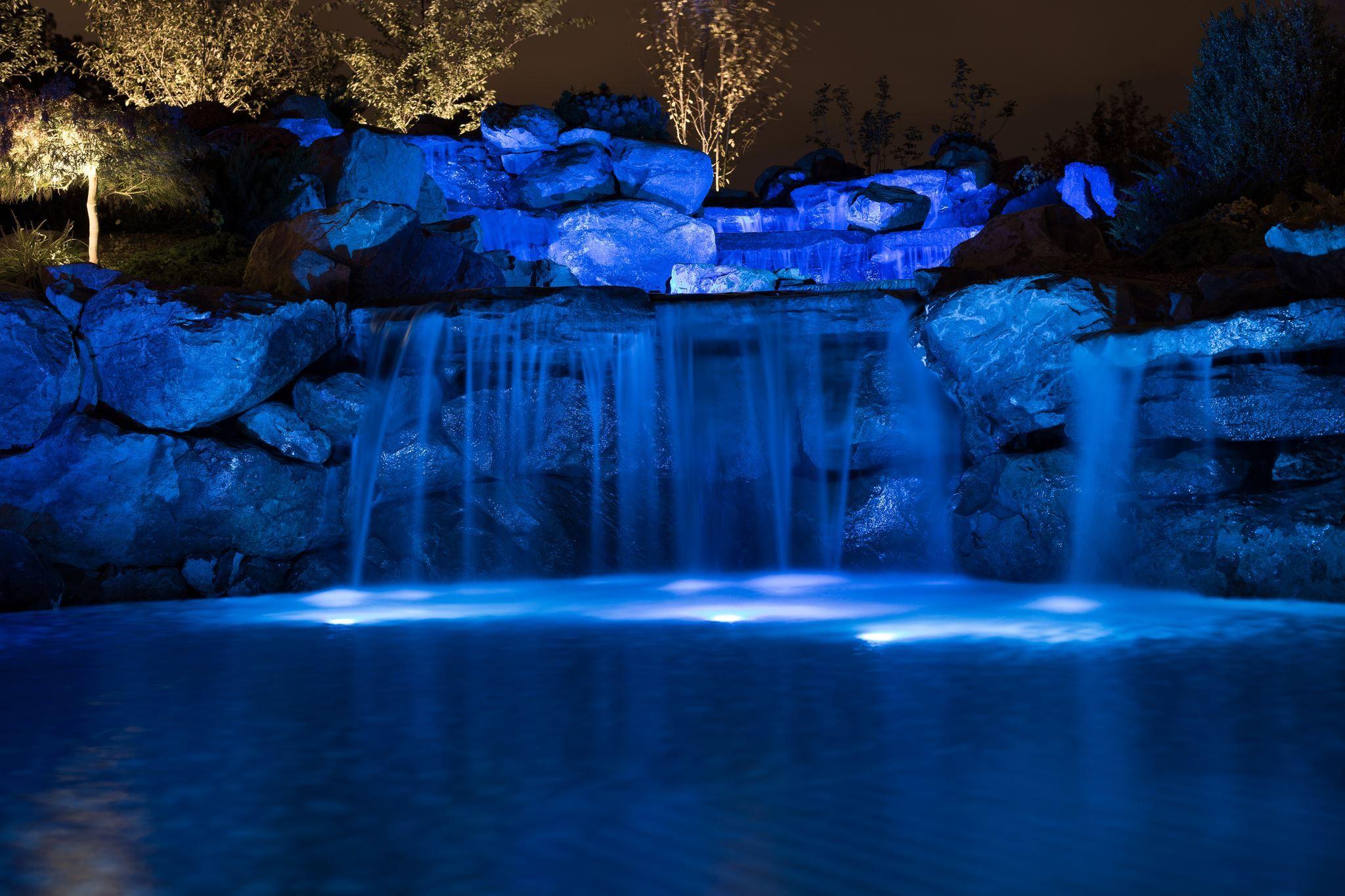 Night Waterfall Wallpapers - Top Free Night Waterfall Backgrounds ...