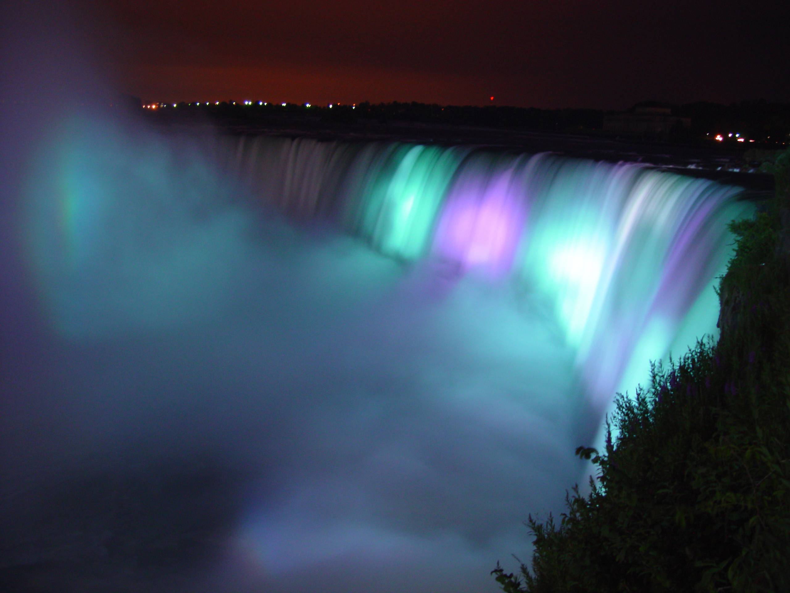 Night Waterfall Wallpapers - Top Free Night Waterfall Backgrounds ...