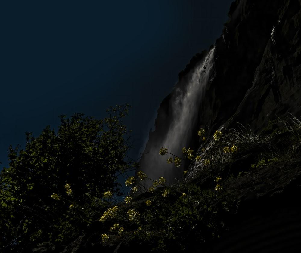 Night Waterfall Wallpapers - Top Free Night Waterfall Backgrounds ...