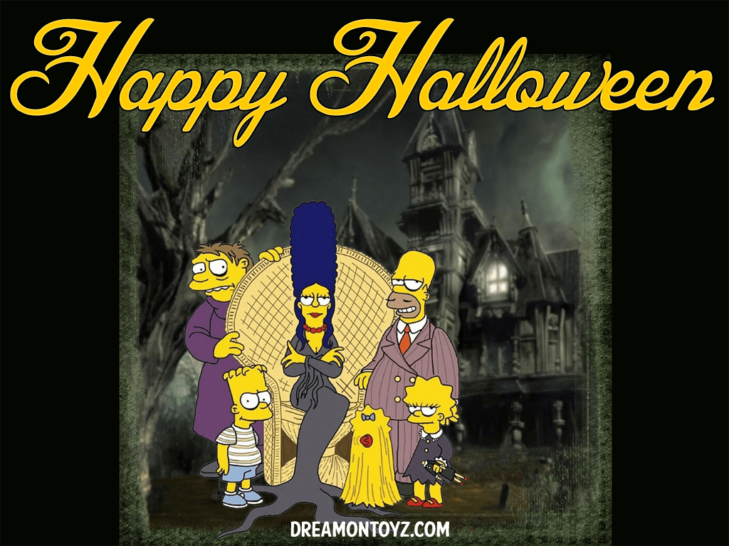 Simpsons Halloween Wallpapers - Top Free Simpsons Halloween Backgrounds ...