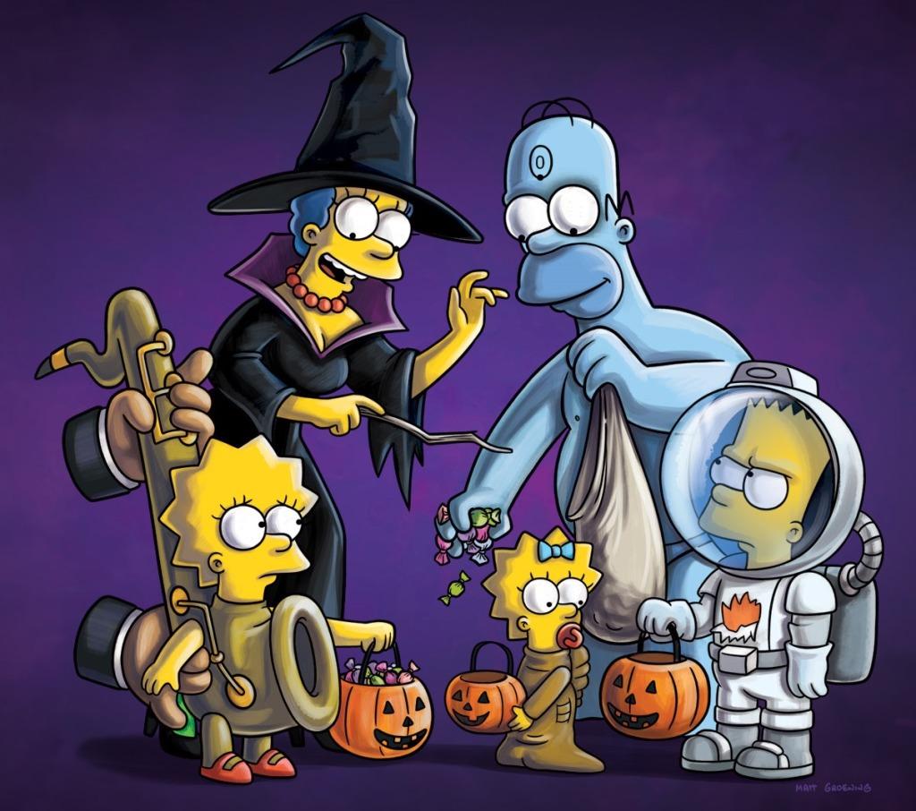 Simpsons Halloween Wallpapers - Top Free Simpsons Halloween Backgrounds ...