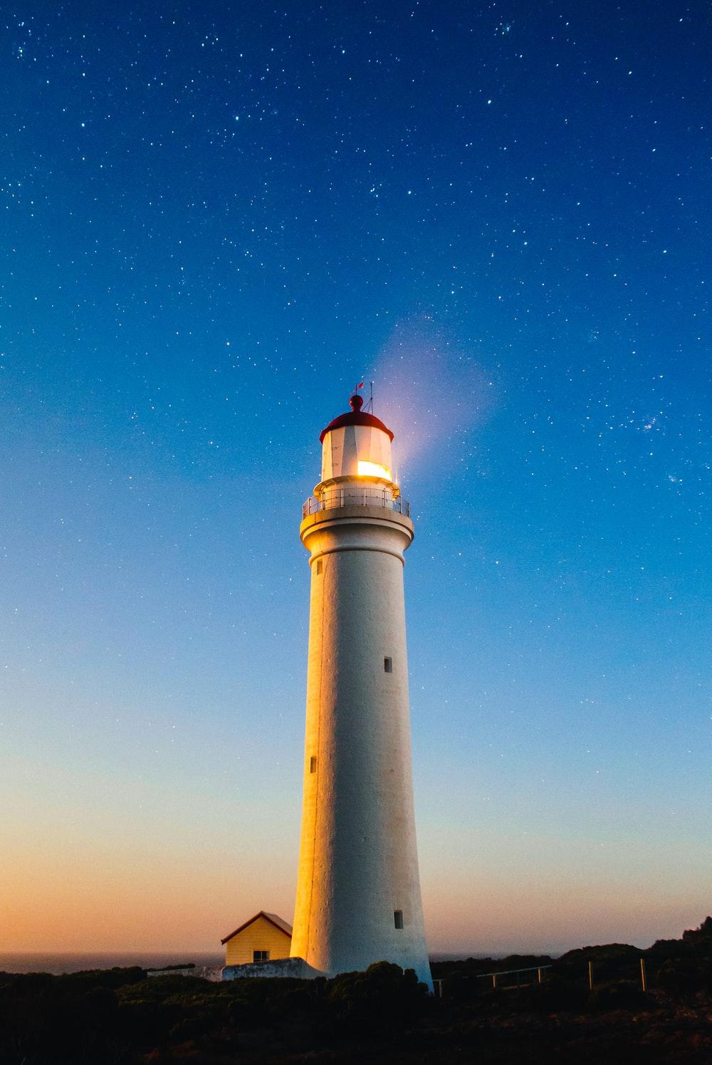 Night Lighthouse Wallpapers - Top Free Night Lighthouse Backgrounds ...