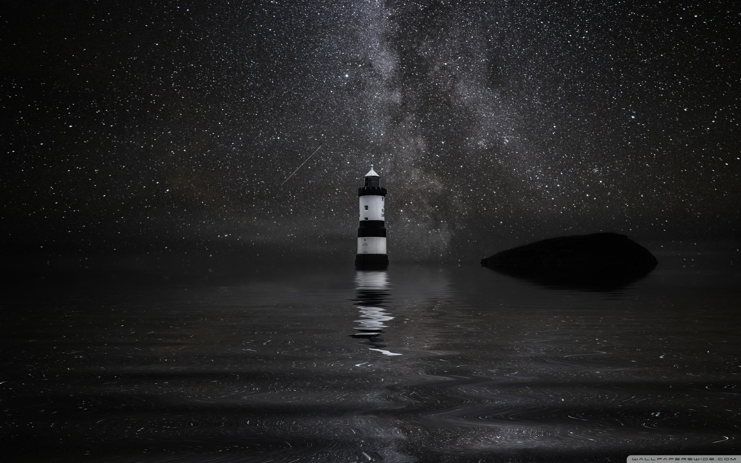 Lighthouse at Night Wallpapers - Top Free Lighthouse at Night ...