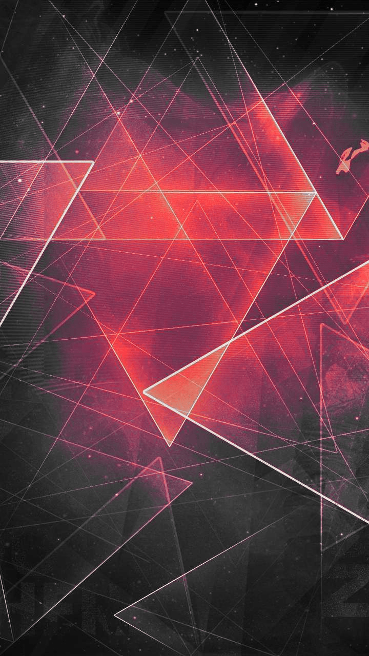 Abstract Red Triangle Wallpapers - Top Free Abstract Red Triangle ...