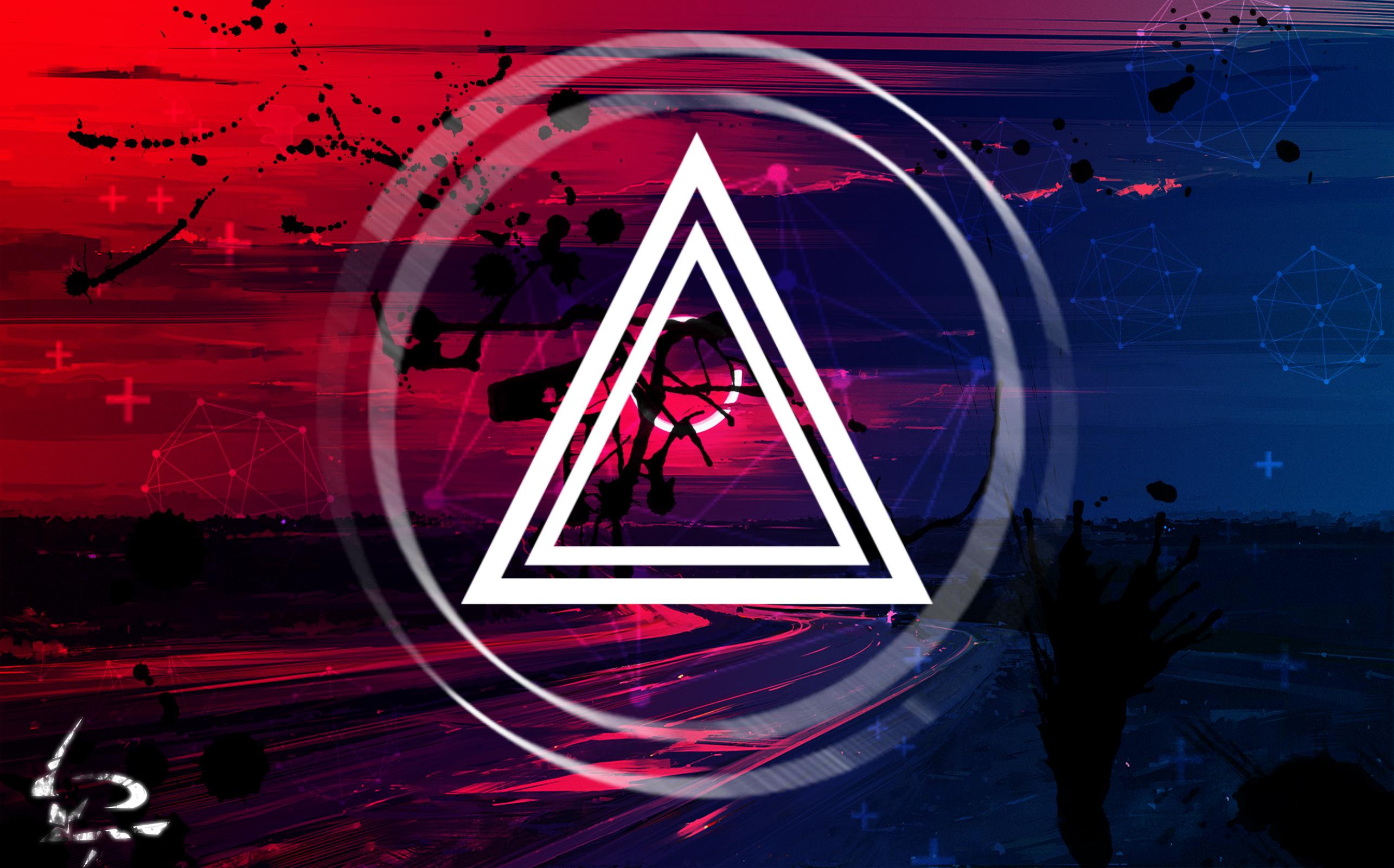 Abstract Red Triangle Wallpapers - Top Free Abstract Red Triangle ...