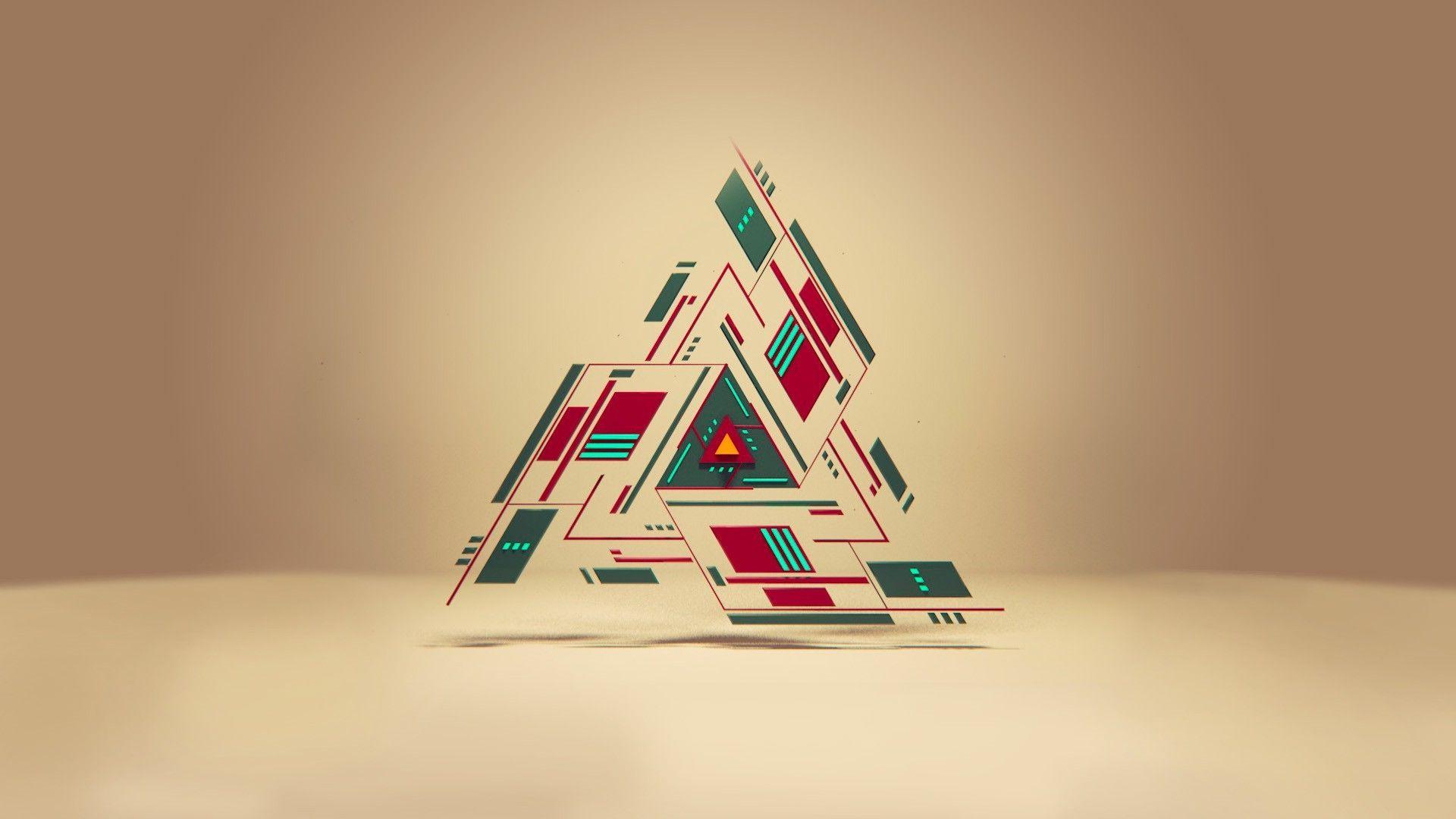 Abstract Red Triangle Wallpapers - Top Free Abstract Red Triangle ...