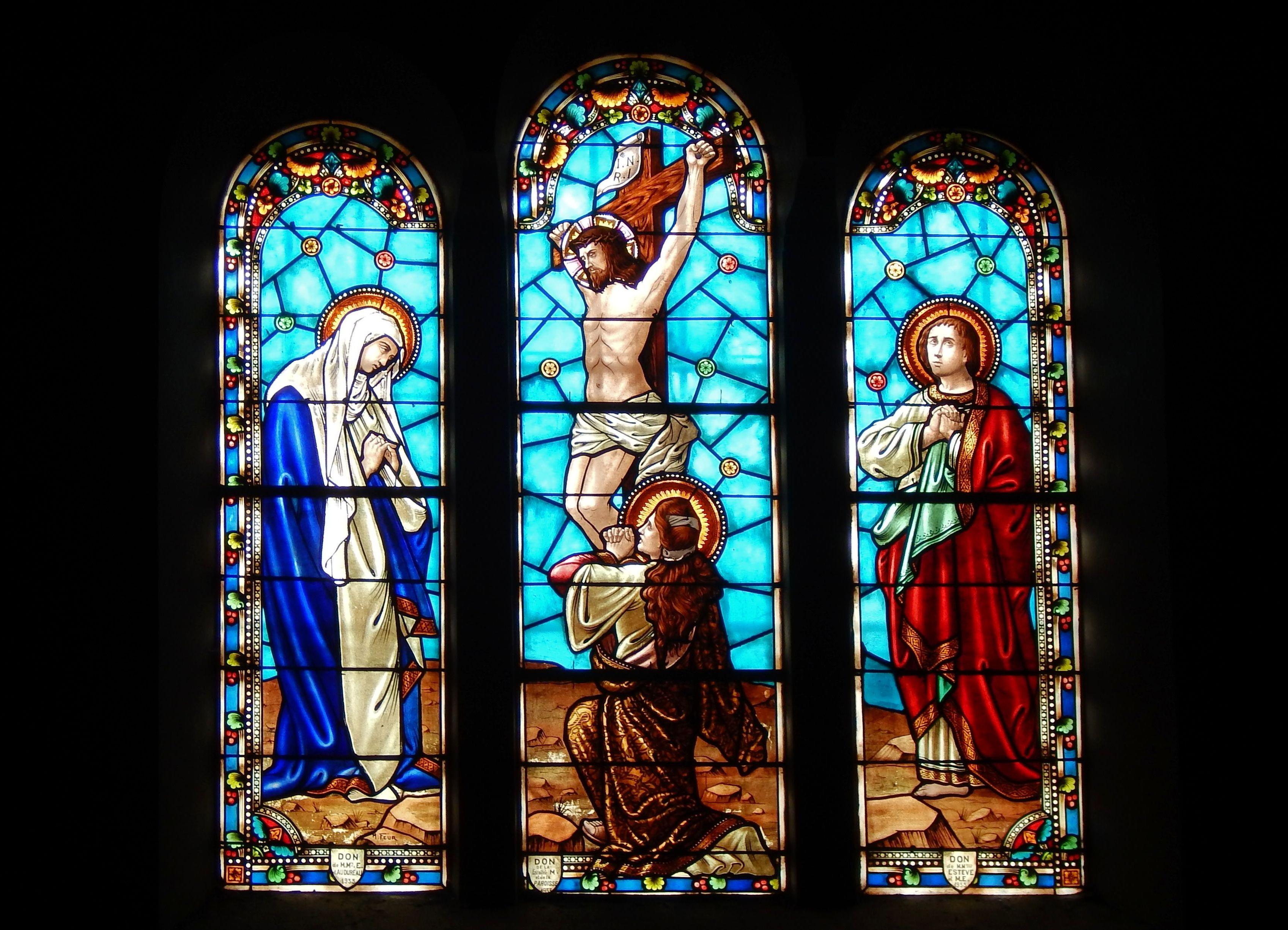 Catholic Stained Glass Wallpapers - Top Free Catholic Stained Glass ...