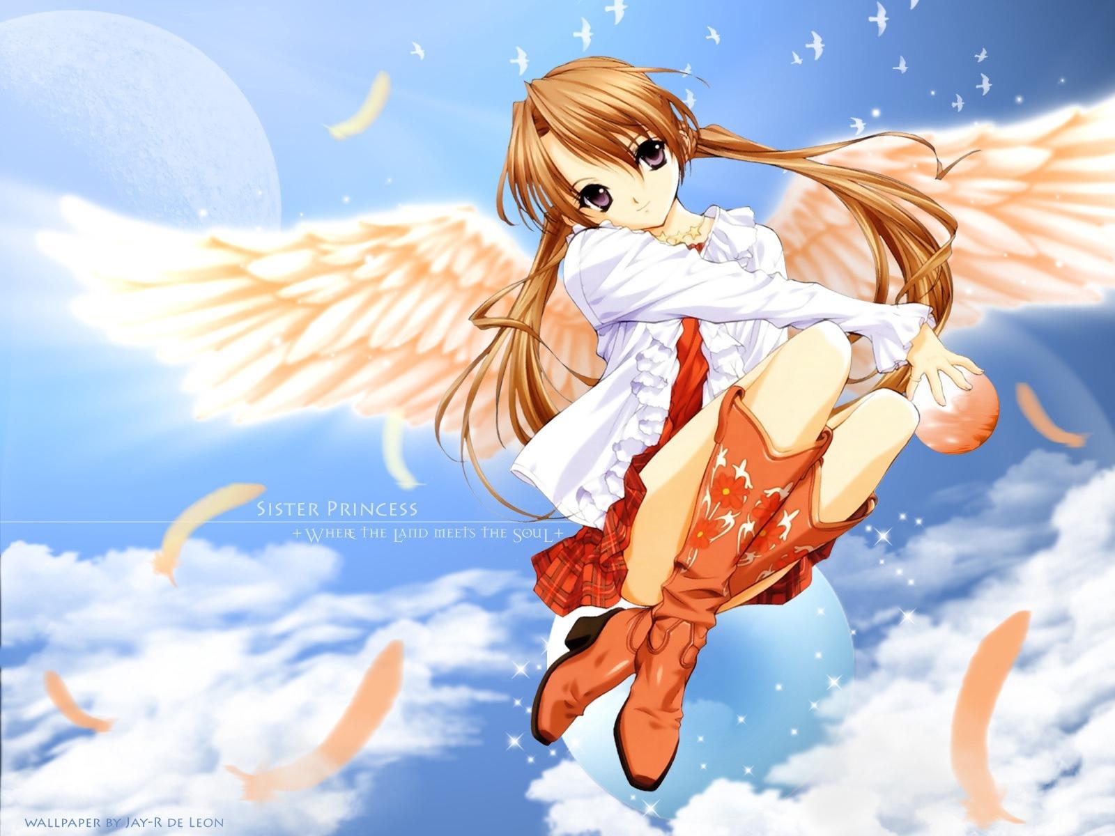 Cute Anime Girl Angel Wallpapers - Top Free Cute Anime Girl Angel ...