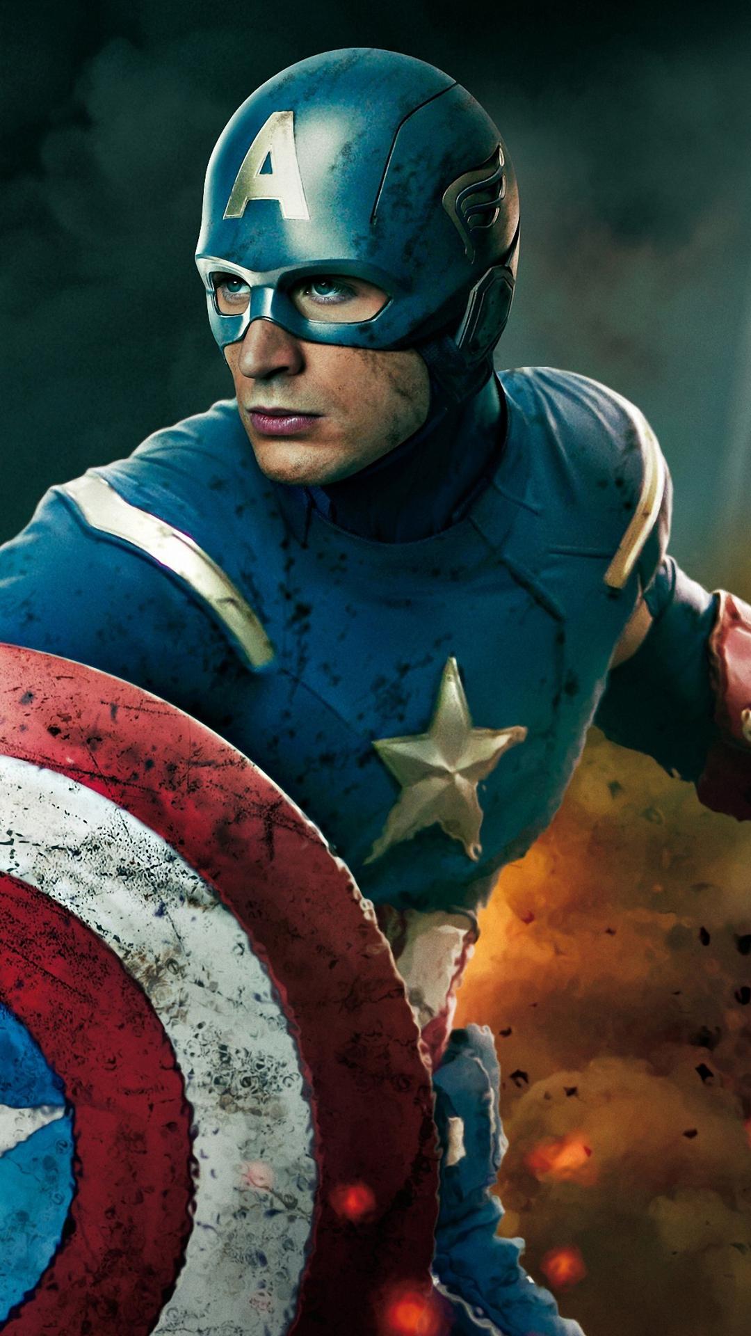 Captain America Portrait Wallpapers - Top Free Captain America Portrait ...