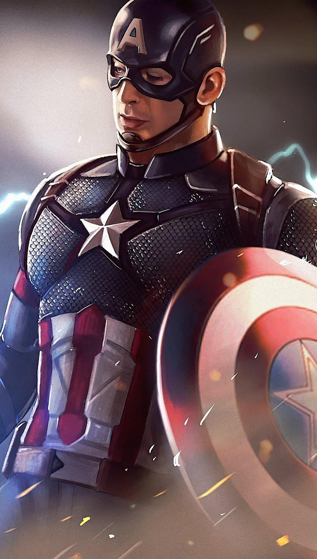 Captain America Portrait Wallpapers - Top Free Captain America Portrait ...