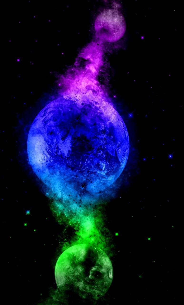 Rainbow Planet Wallpapers - Top Free Rainbow Planet Backgrounds ...