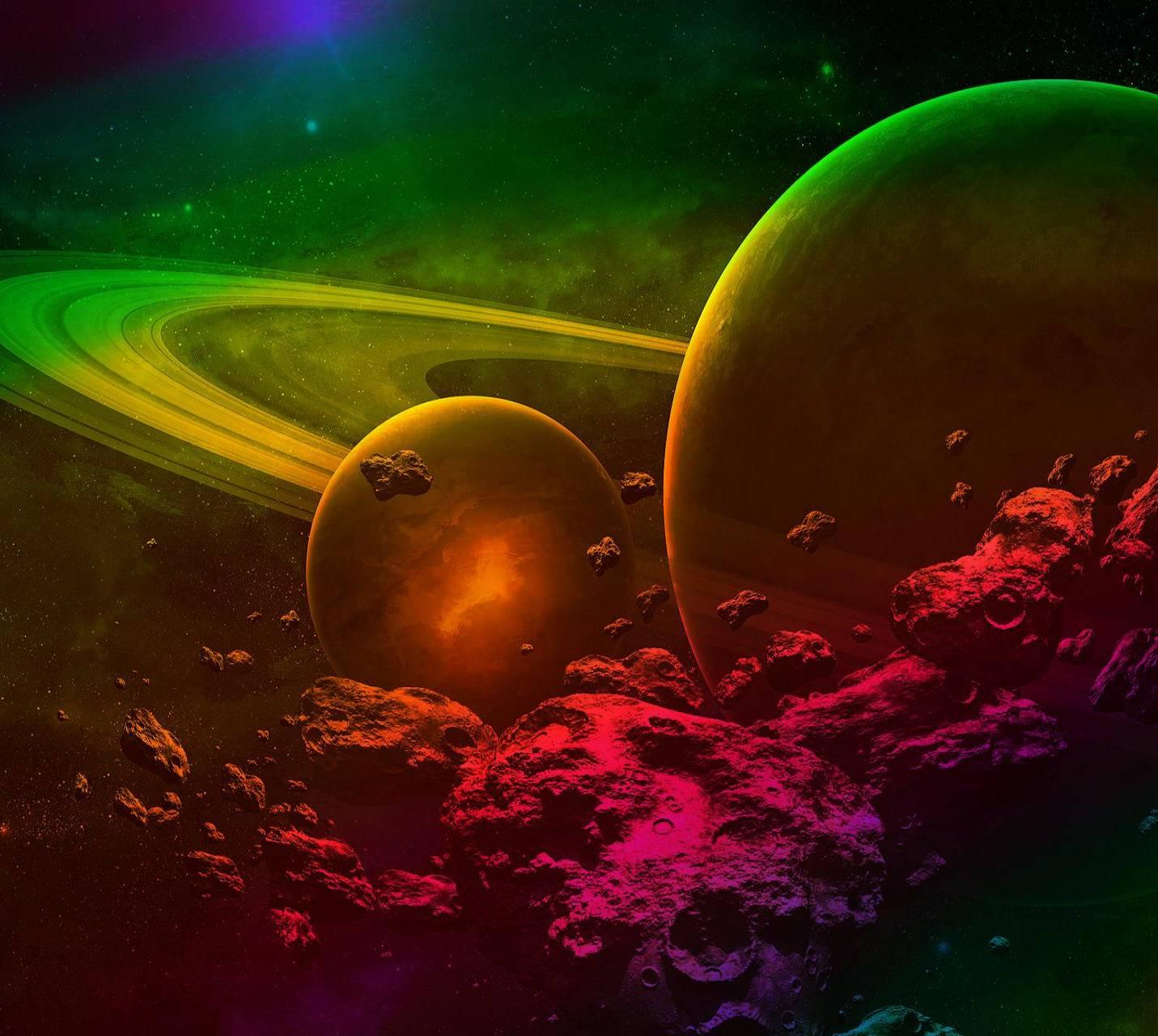 Rainbow Planet Wallpapers - Top Free Rainbow Planet Backgrounds ...