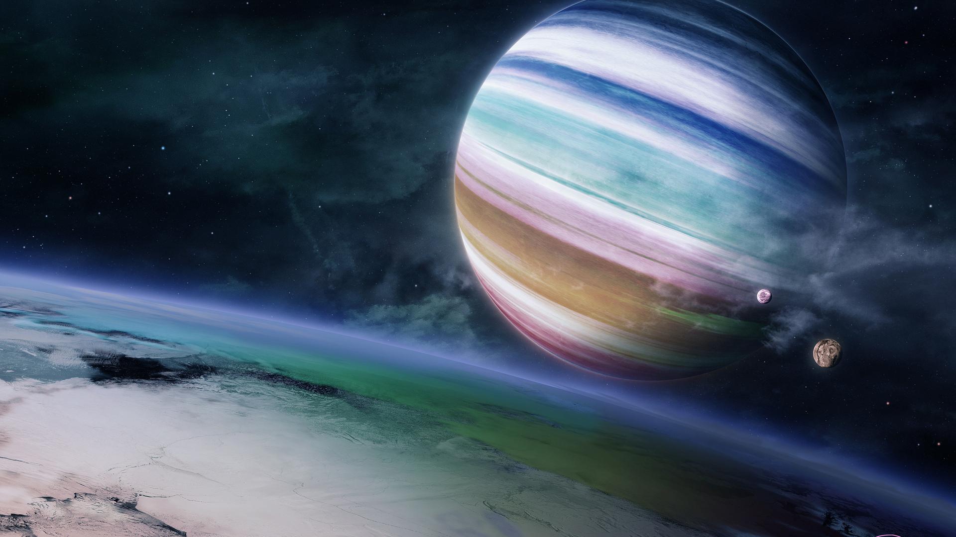 Rainbow Planet Wallpapers - Top Free Rainbow Planet Backgrounds ...