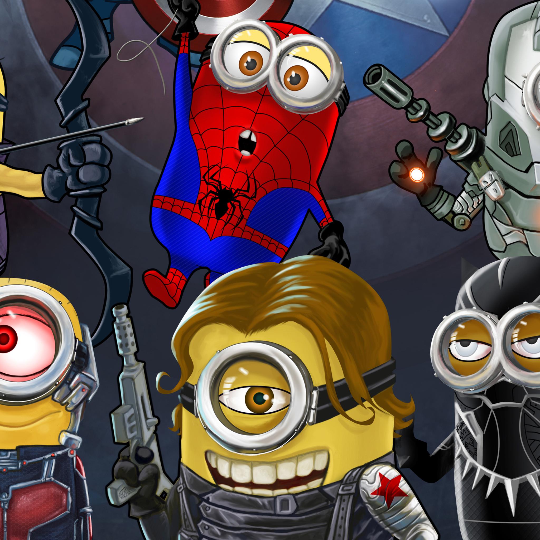 Avengers Minions Wallpapers - Top Free Avengers Minions Backgrounds ...