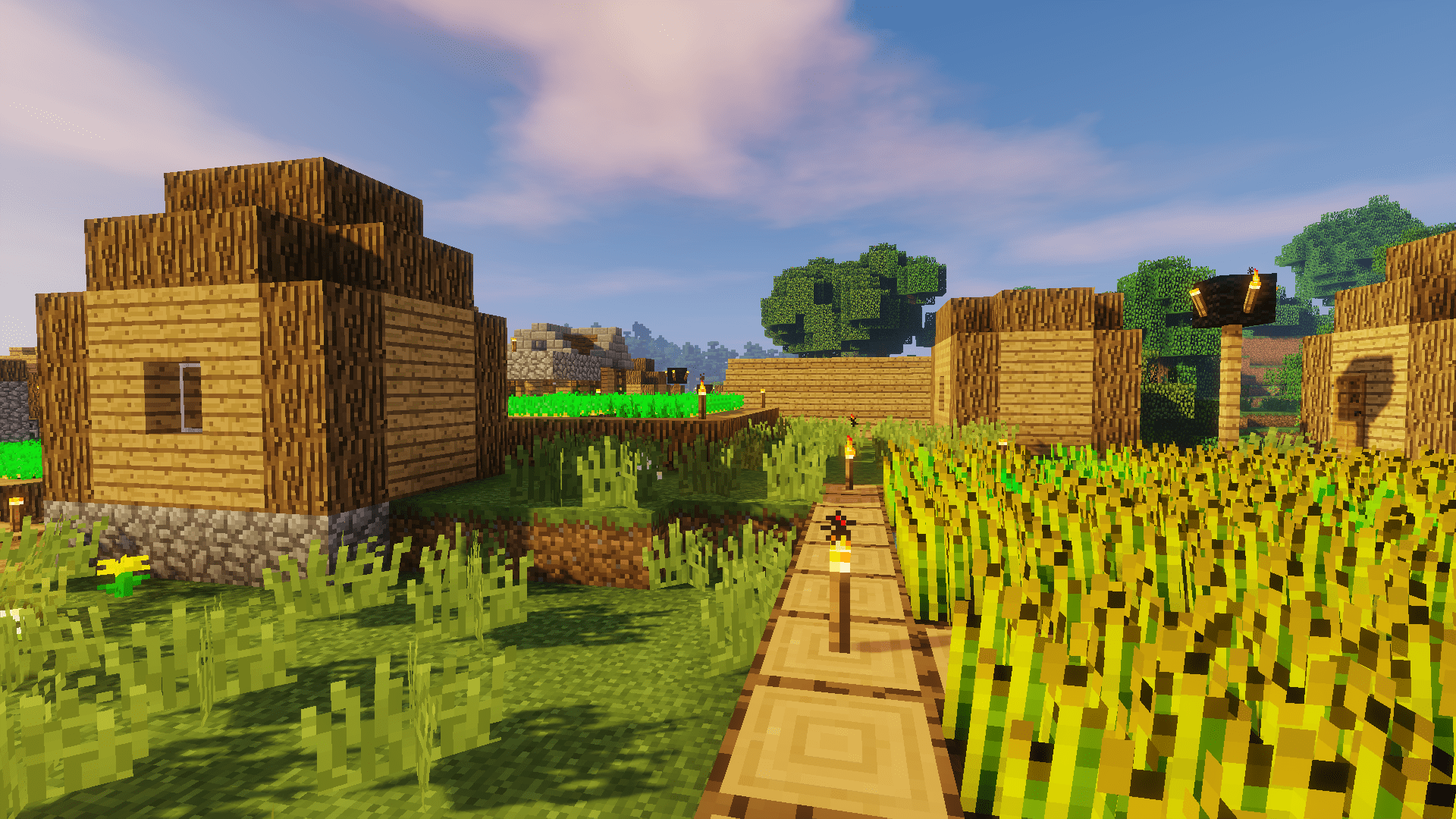 Minecraft Village Wallpapers Top Free Minecraft Village Backgrounds Wallpaperaccess