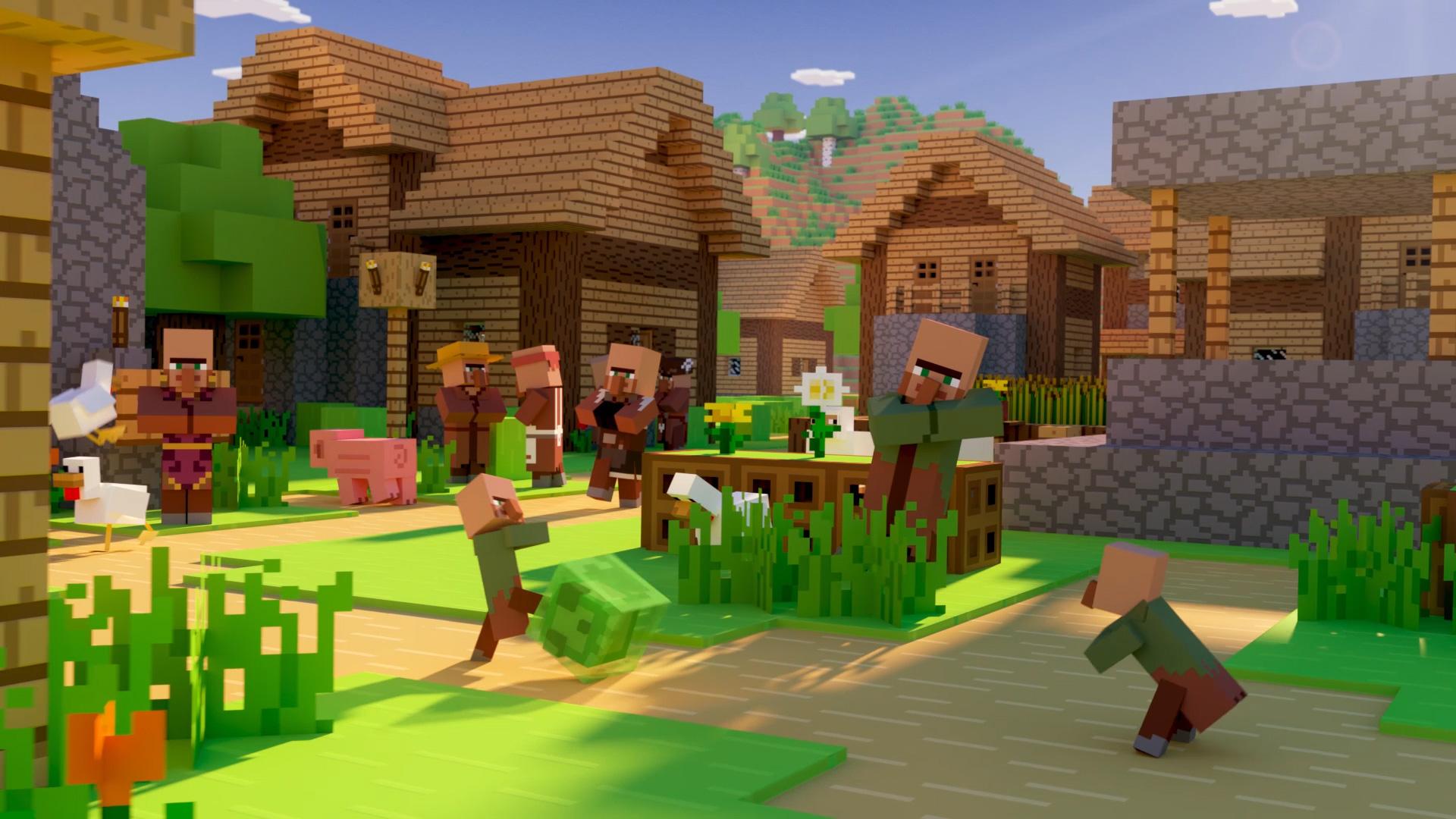 Minecraft Village Wallpapers - Top Free Minecraft Village Backgrounds ...