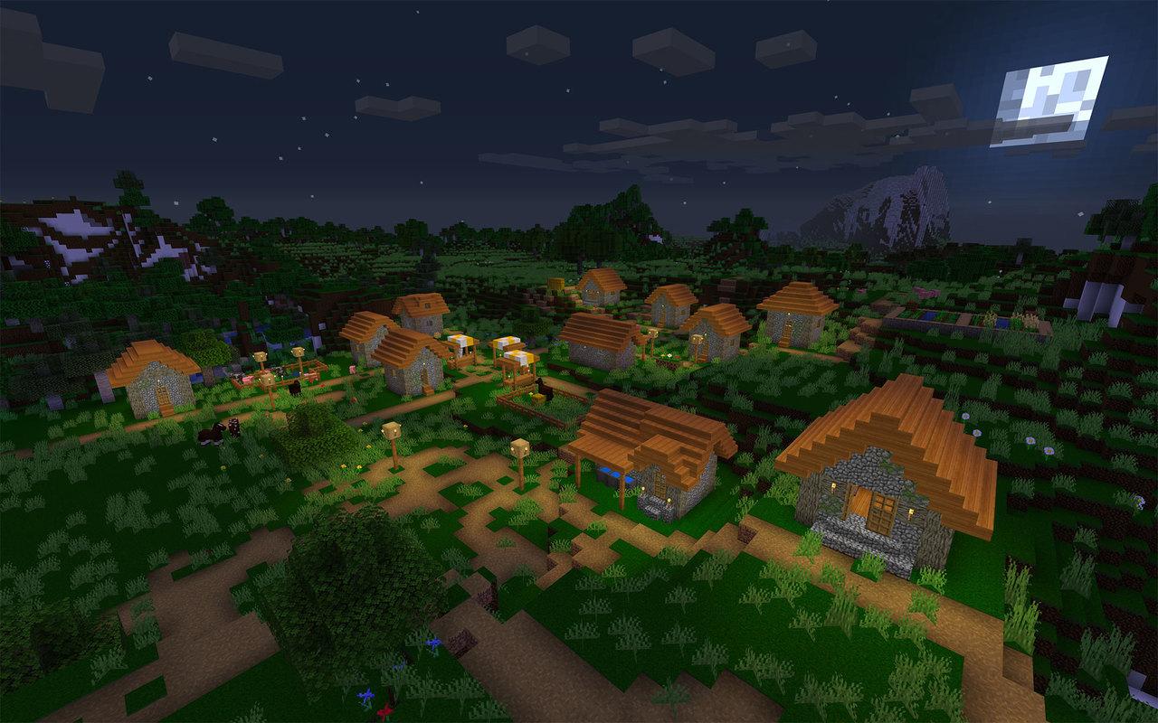 Minecraft Village Wallpapers - Top Free Minecraft Village Backgrounds ...