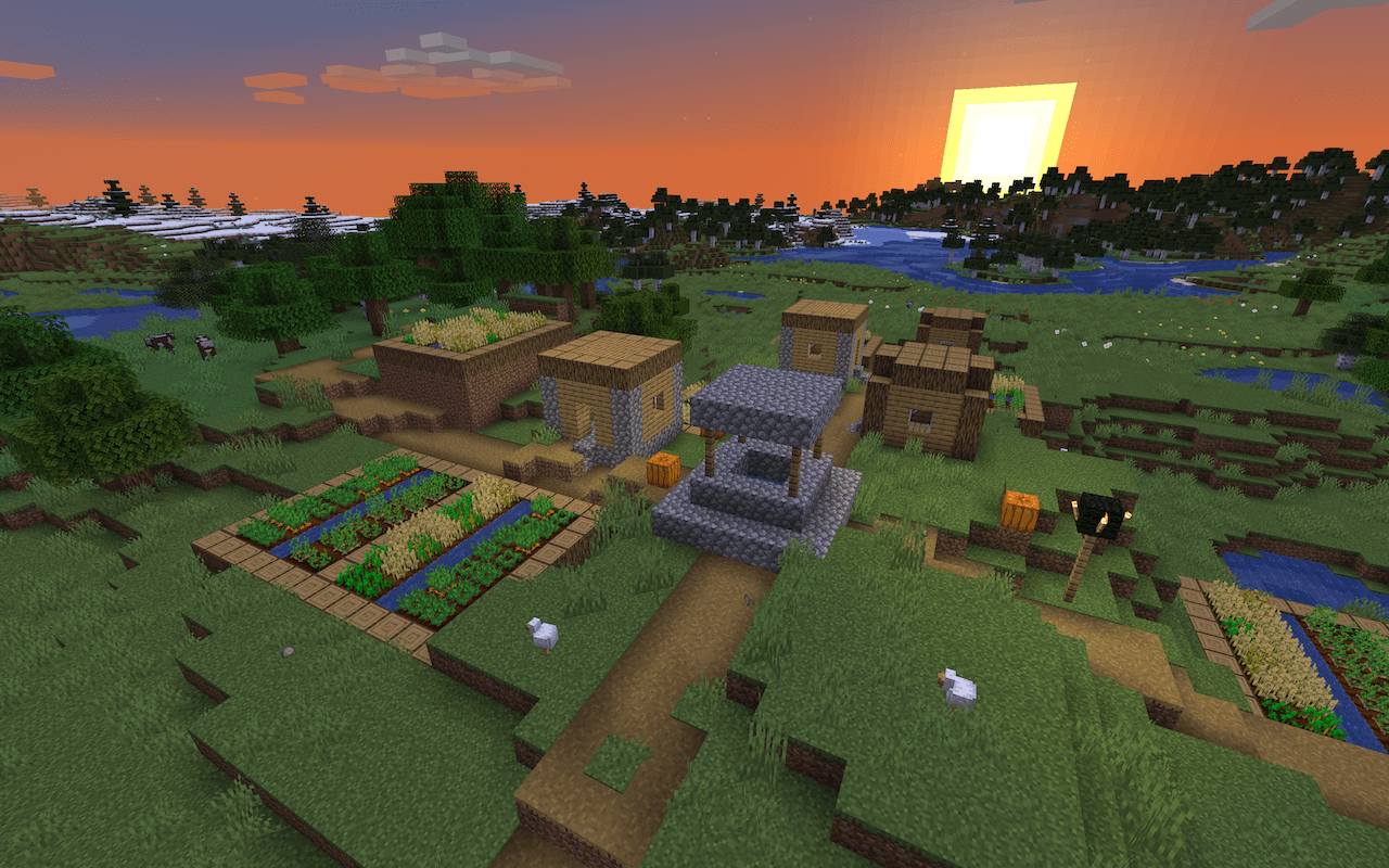 Minecraft Village Wallpapers - Top Free Minecraft Village Backgrounds ...