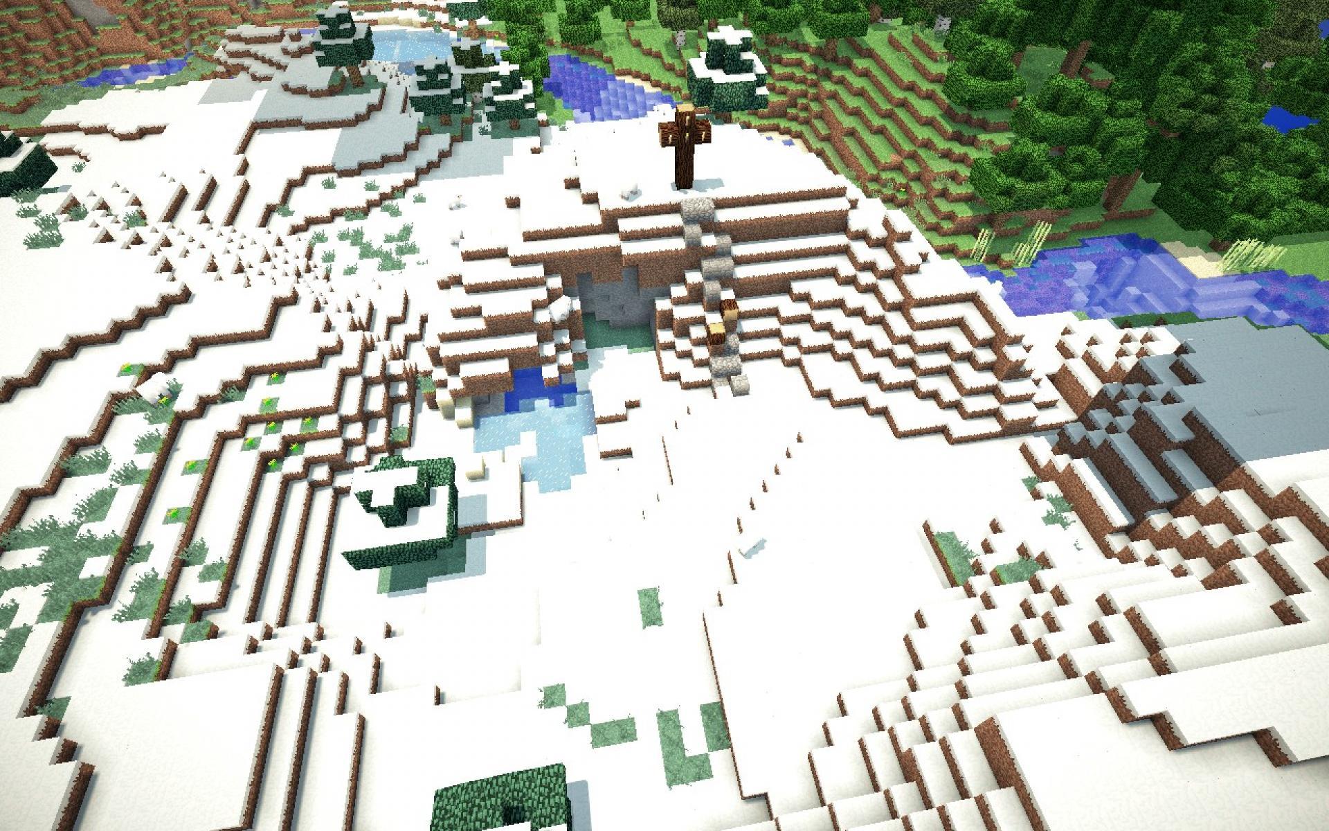 Minecraft Winter Wallpapers - Top Free Minecraft Winter Backgrounds ...