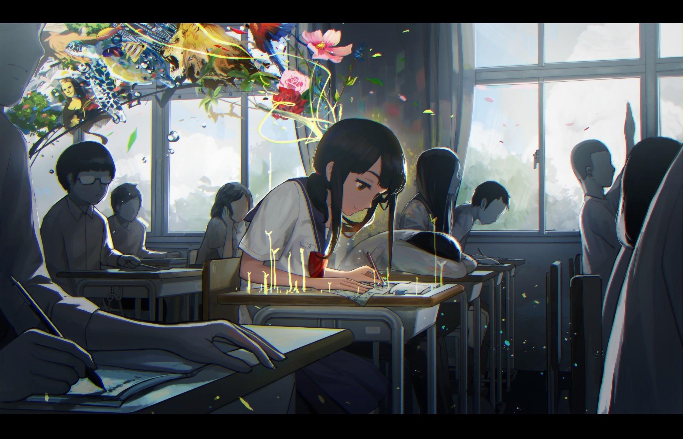 Anime Studying Wallpapers - Top Free Anime Studying Backgrounds ...