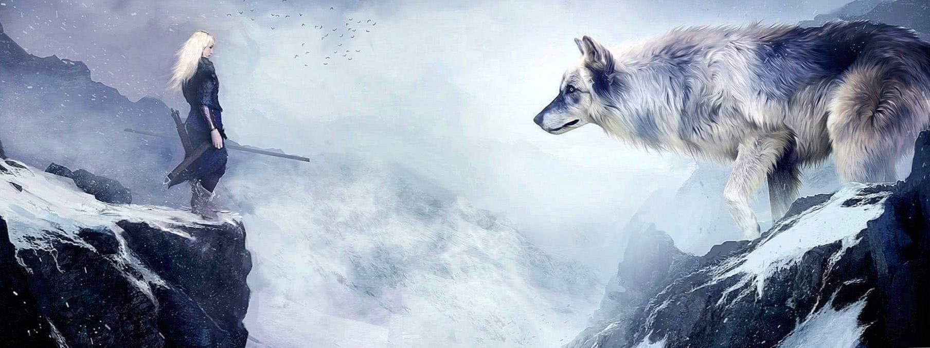 Dual Monitor Wolf Wallpapers - Top Free Dual Monitor Wolf Backgrounds ...