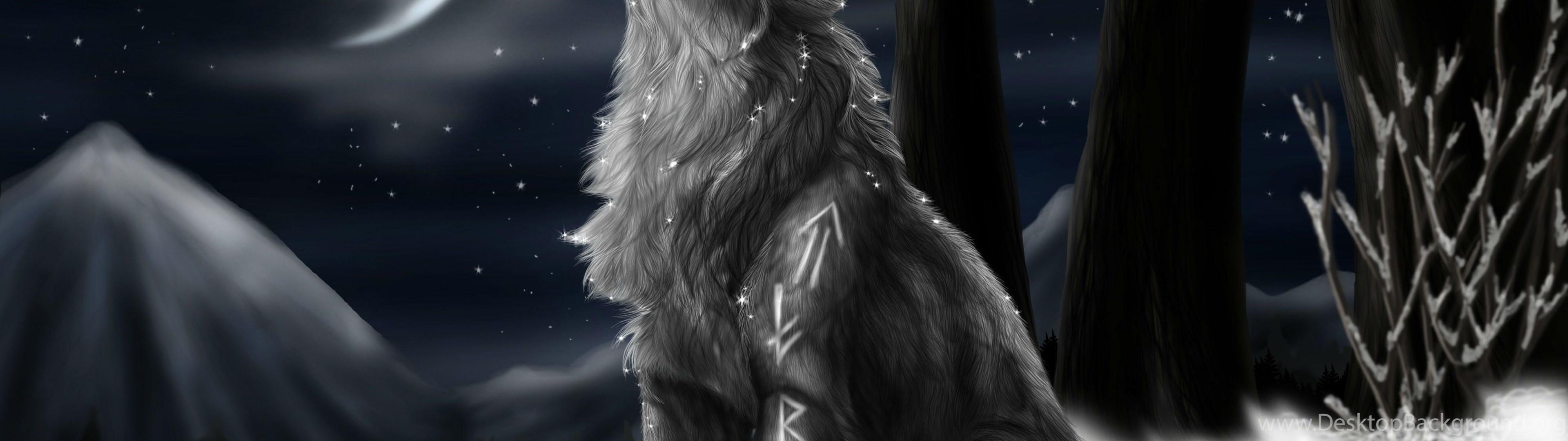 Dual Monitor Wolf Wallpapers - Top Free Dual Monitor Wolf Backgrounds ...