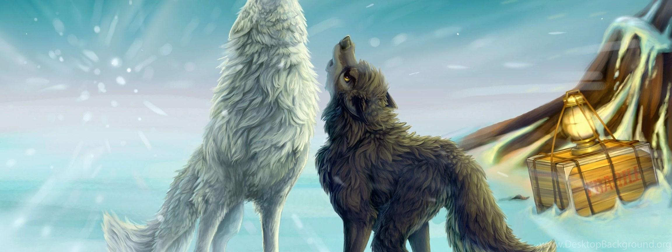 Dual Monitor Wolf Wallpapers - Top Free Dual Monitor Wolf Backgrounds ...