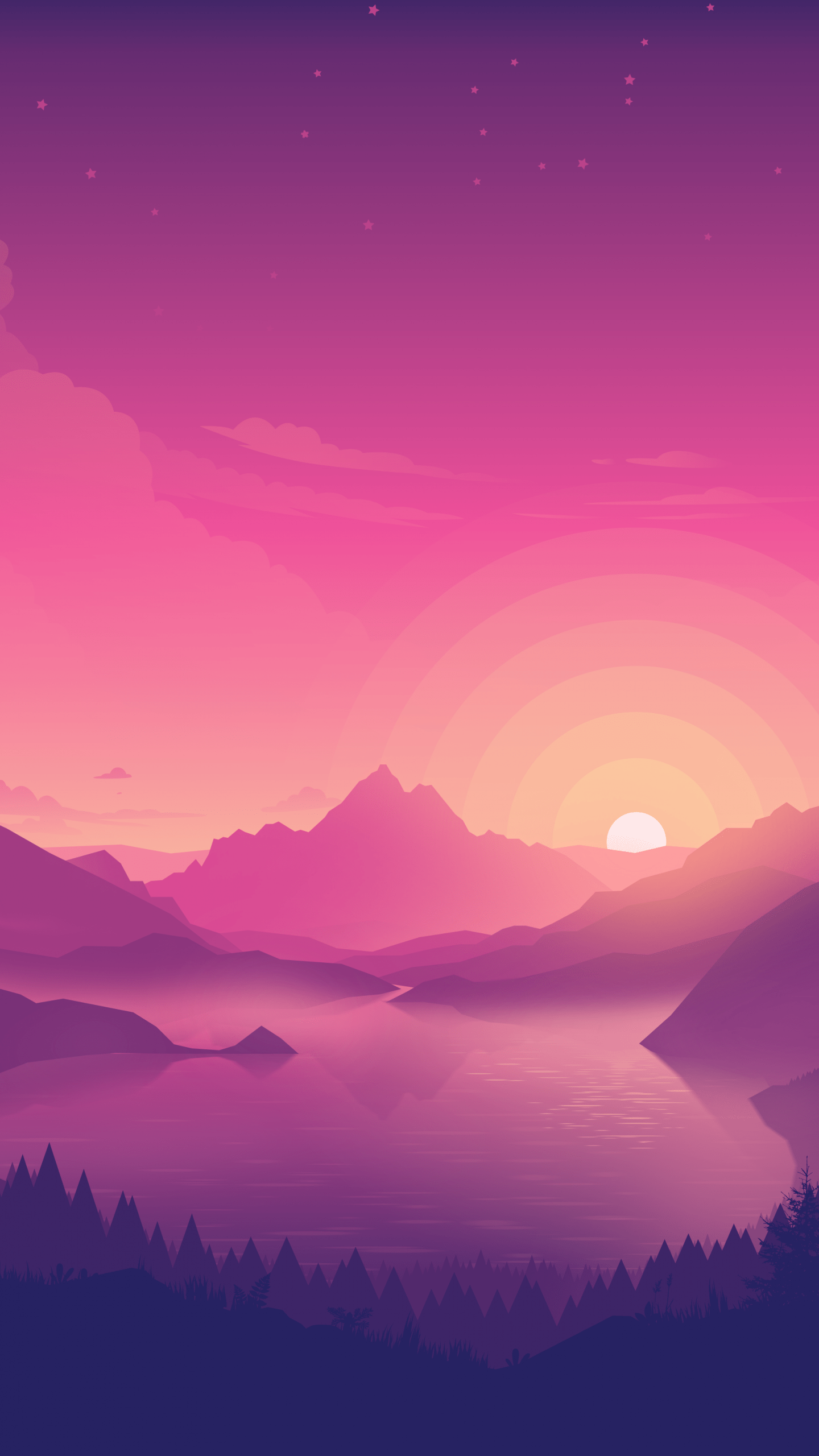 Pink Sky Sunset Wallpapers - Top Free Pink Sky Sunset Backgrounds ...