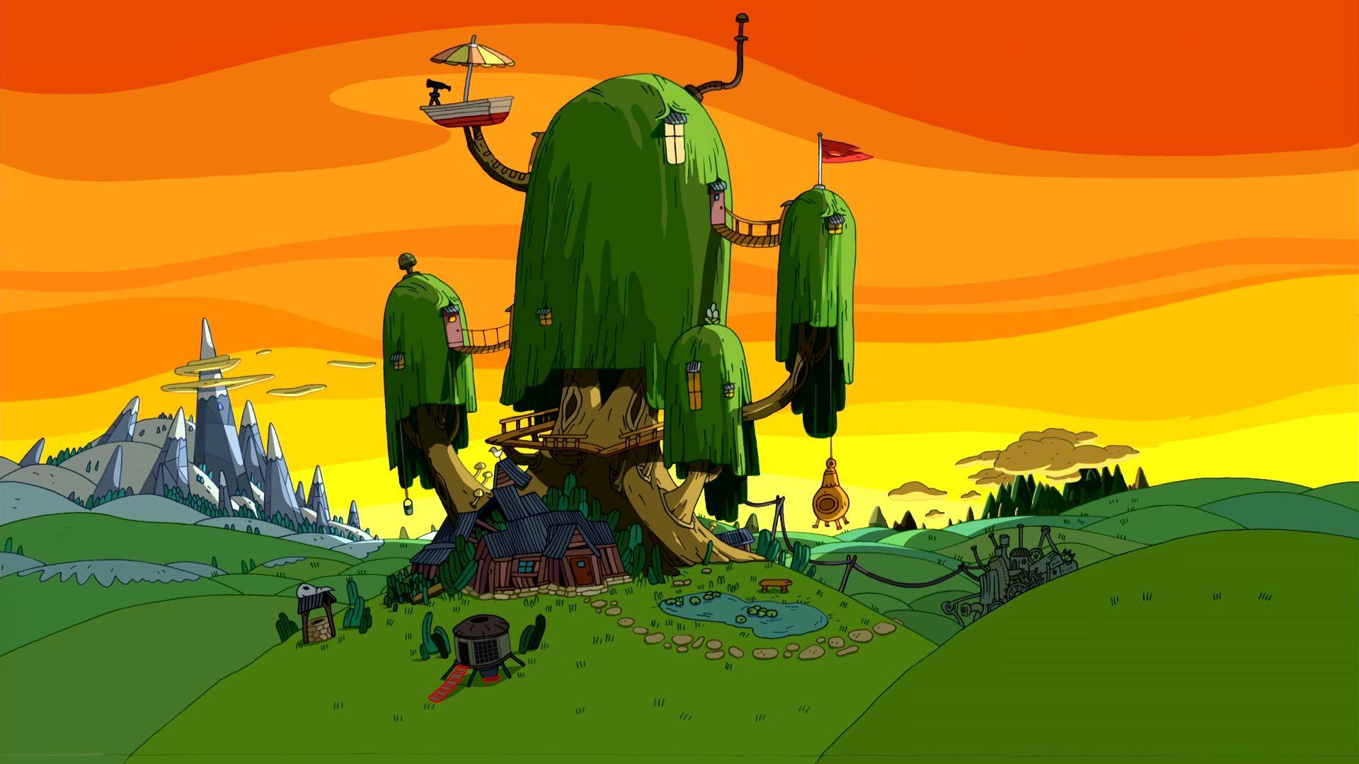Cartoon Tree House Wallpapers - Top Free Cartoon Tree House Backgrounds ...