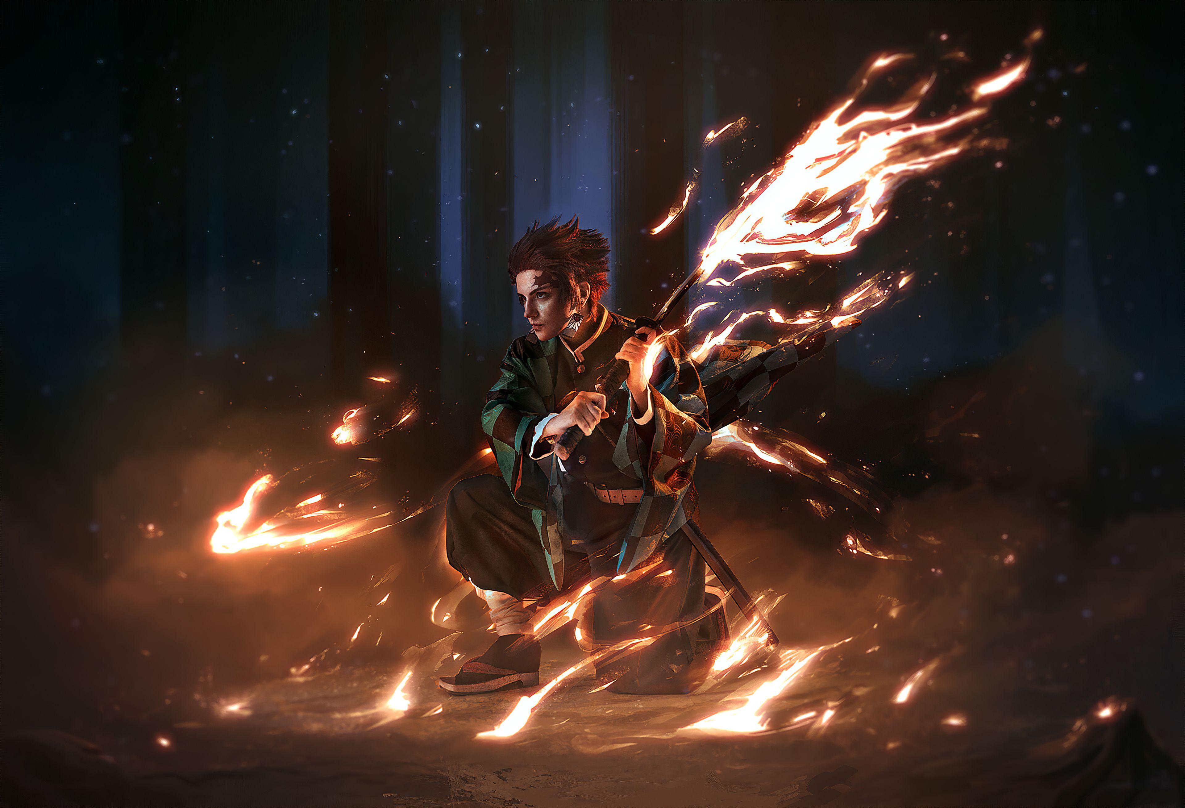 Dark Demon Slayer Wallpapers Top Free Dark Demon Slayer Backgrounds