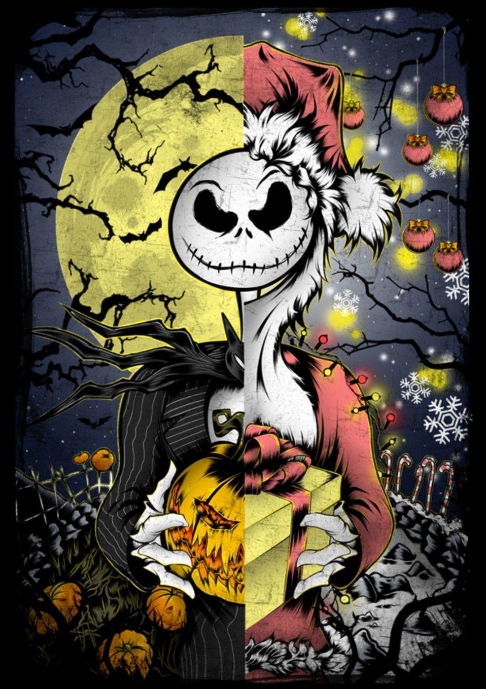 Jack Skellington Santa Wallpapers - Top Free Jack Skellington Santa ...