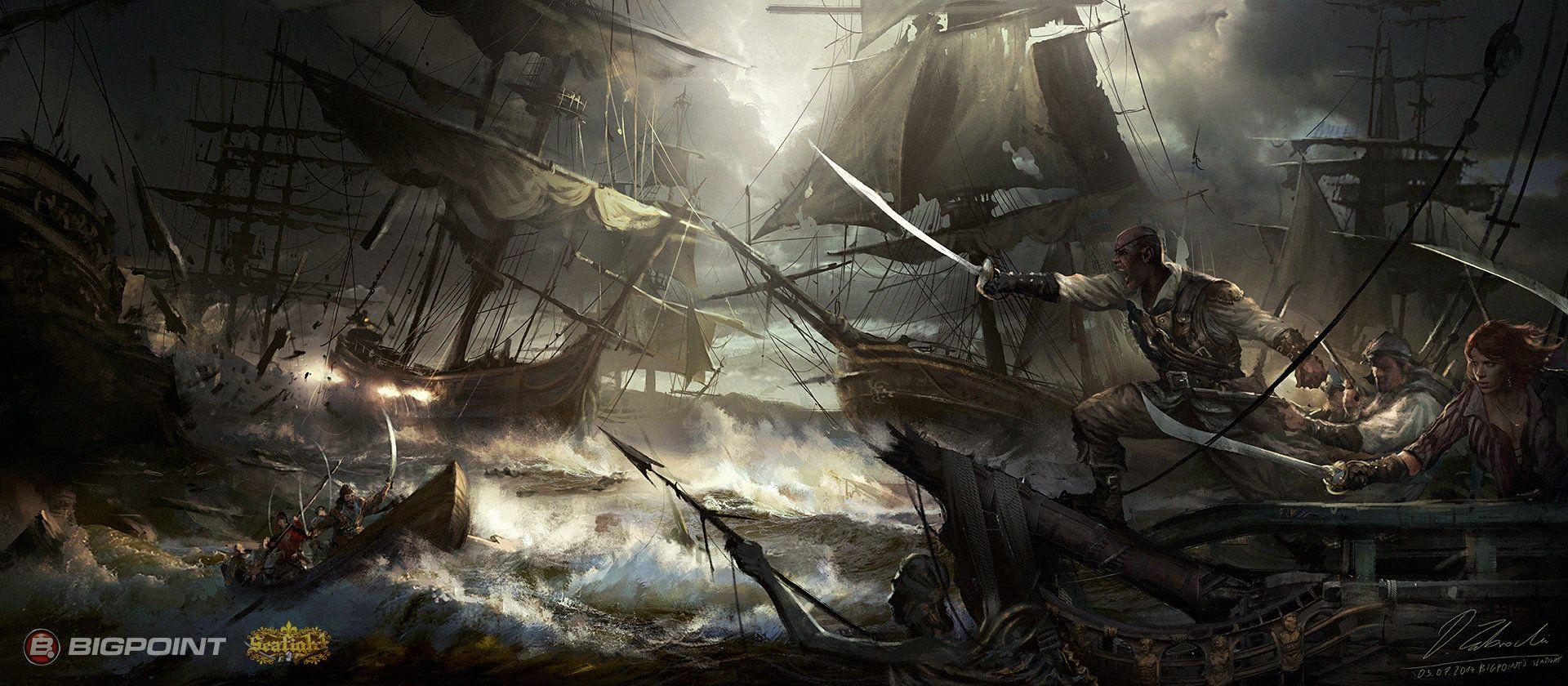 Sea Battle Wallpapers - Top Free Sea Battle Backgrounds - WallpaperAccess