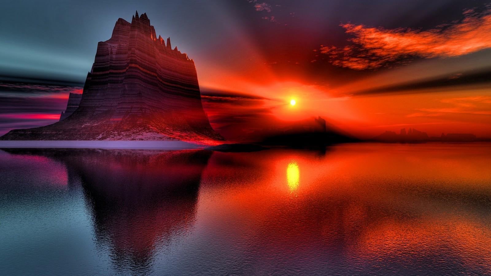 1600 X 900 Red Sunset Wallpapers - Top Free 1600 X 900 Red Sunset ...