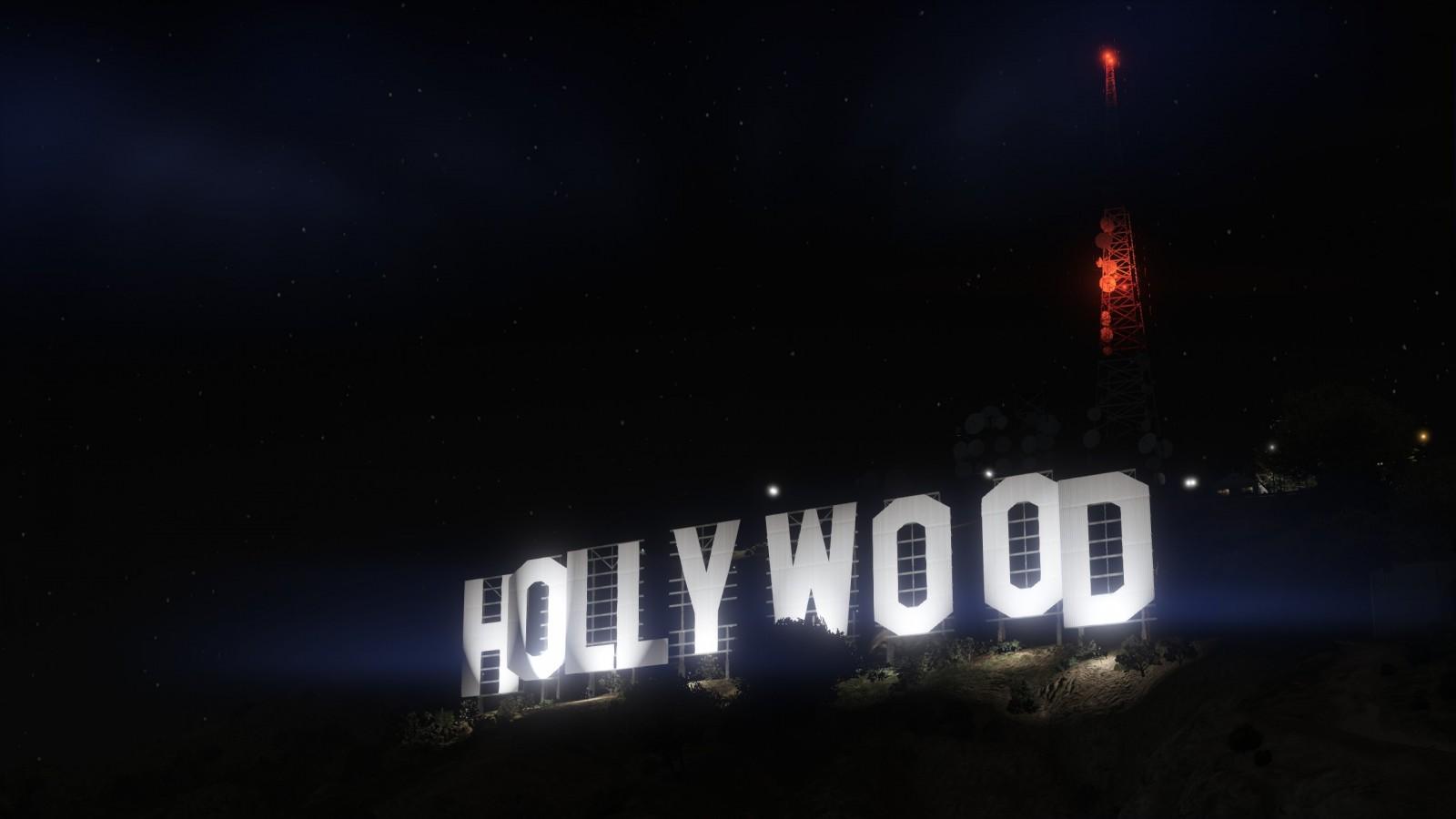 Hollywood at Night Wallpapers - Top Free Hollywood at Night Backgrounds ...