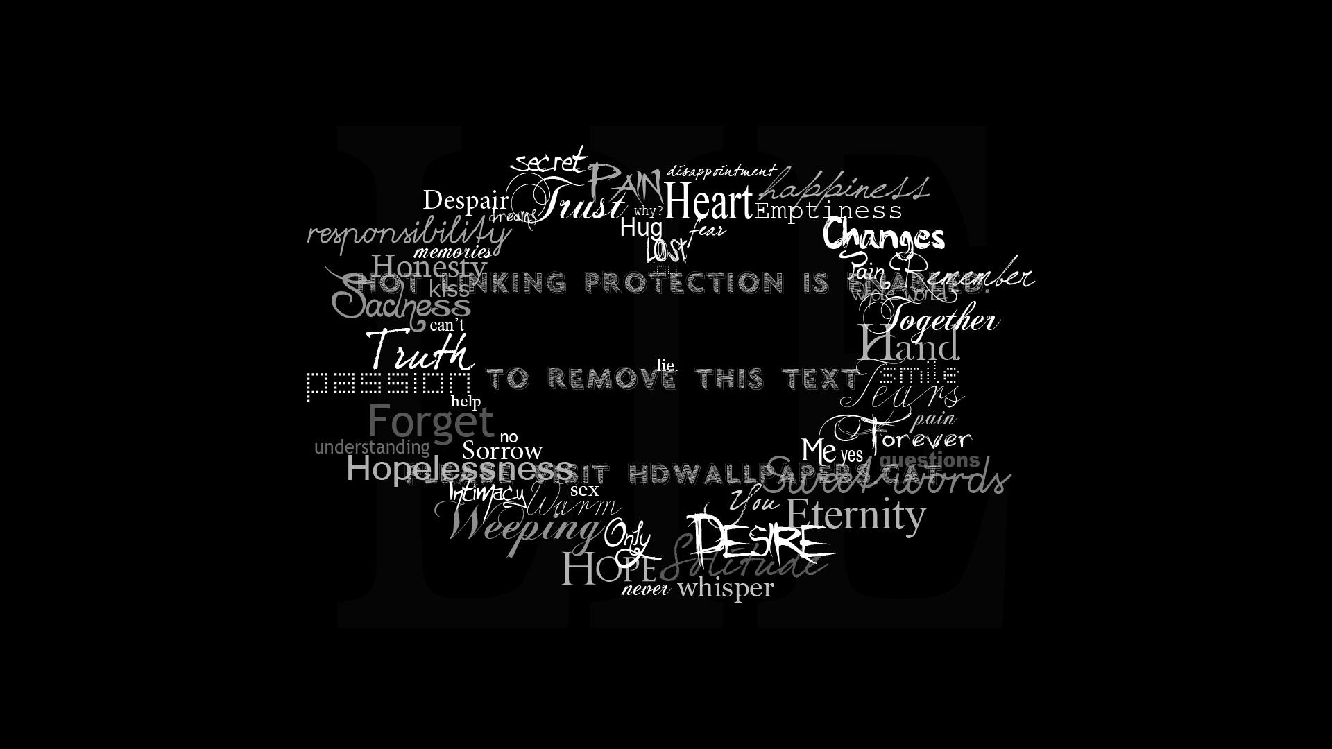 Dark Typography Wallpapers - Top Free Dark Typography Backgrounds ...