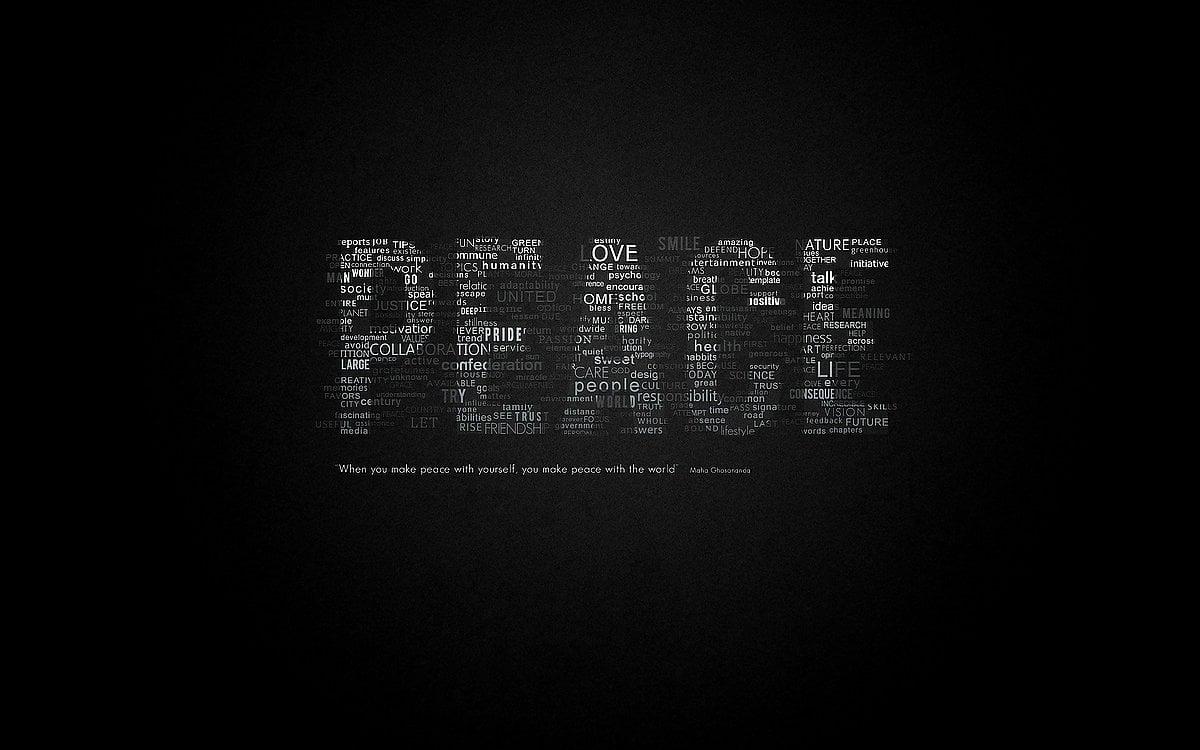 Dark Typography Wallpapers - Top Free Dark Typography Backgrounds ...