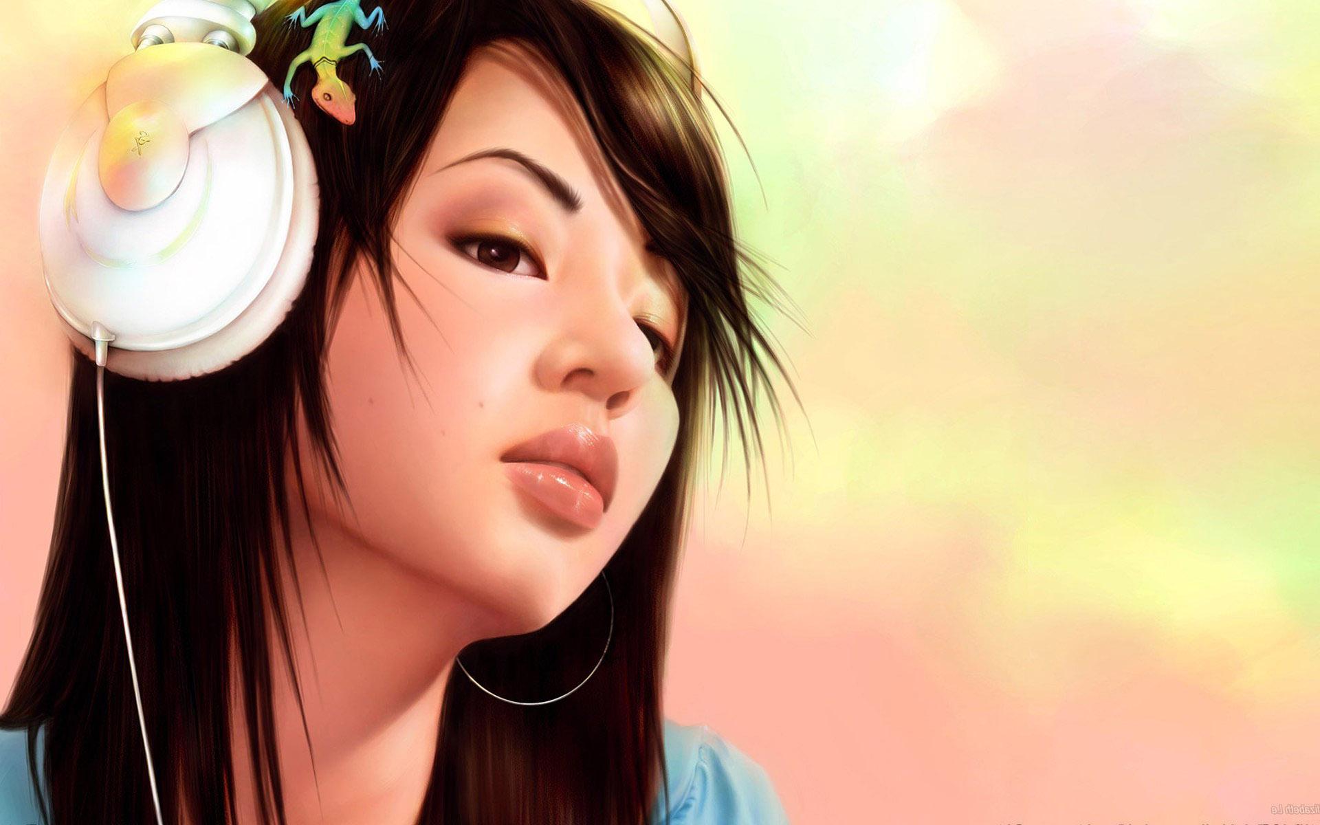 Girl Listening to Music Wallpapers - Top Free Girl Listening to Music ...
