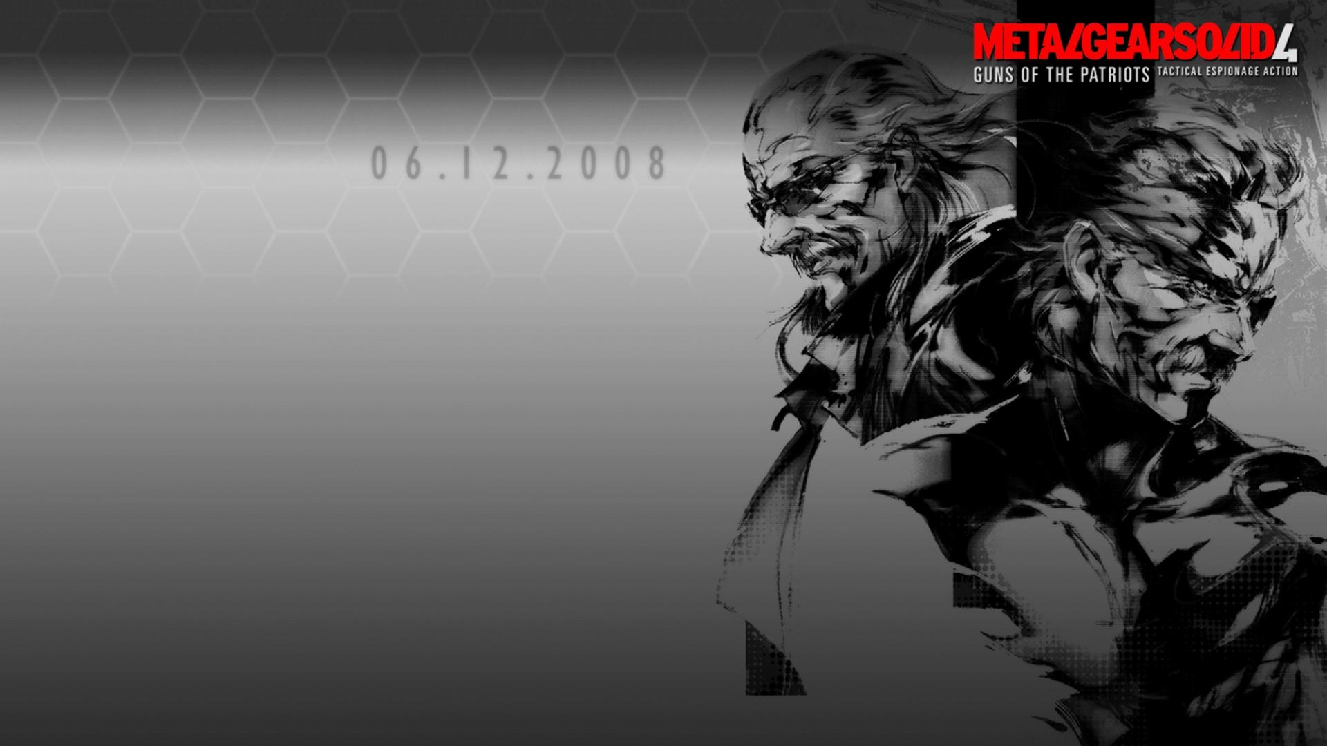 Metal Gear Solid 4 Wallpapers - Top Free Metal Gear Solid 4 Backgrounds ...