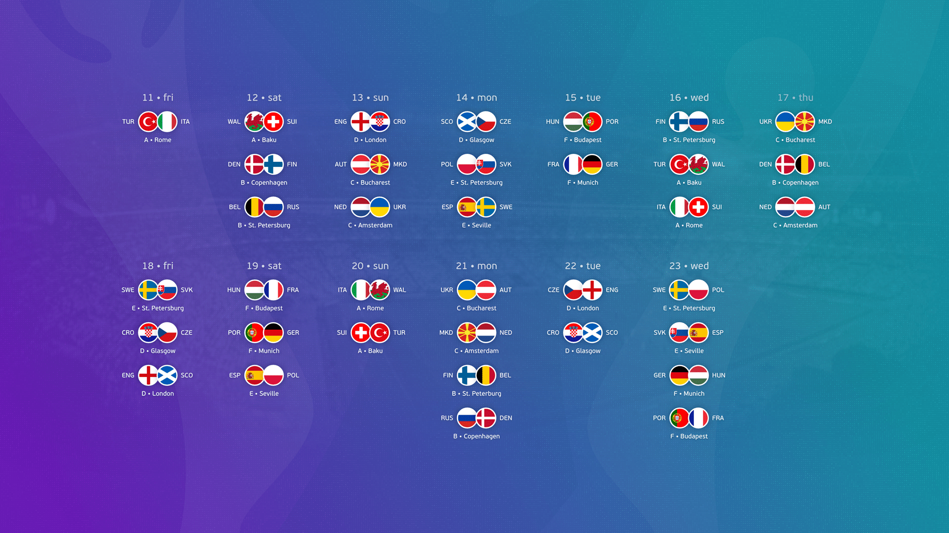Euro 2021 Wallpapers - Top Free Euro 2021 Backgrounds - WallpaperAccess