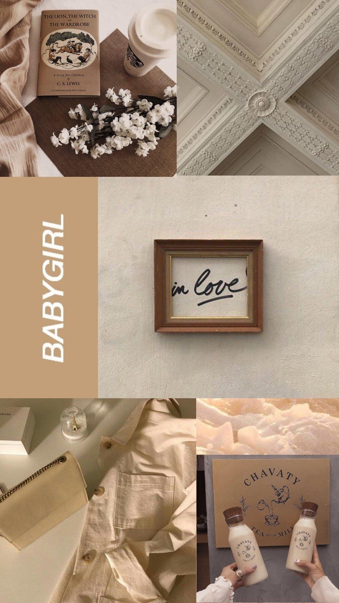 Beige Collage Wallpapers - Top Free Beige Collage Backgrounds ...