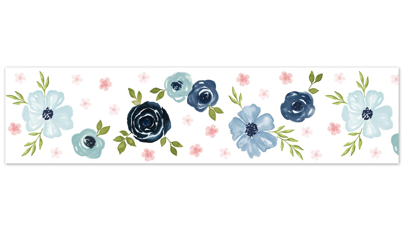 Blue Flower Border Wallpapers - Top Free Blue Flower Border Backgrounds ...