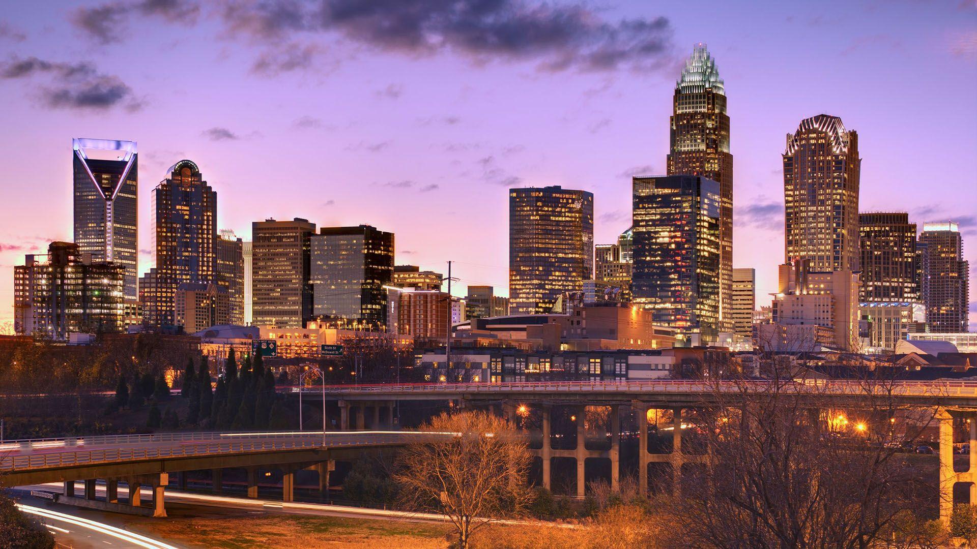 Charlotte Skyline Wallpapers - Top Free Charlotte Skyline Backgrounds ...