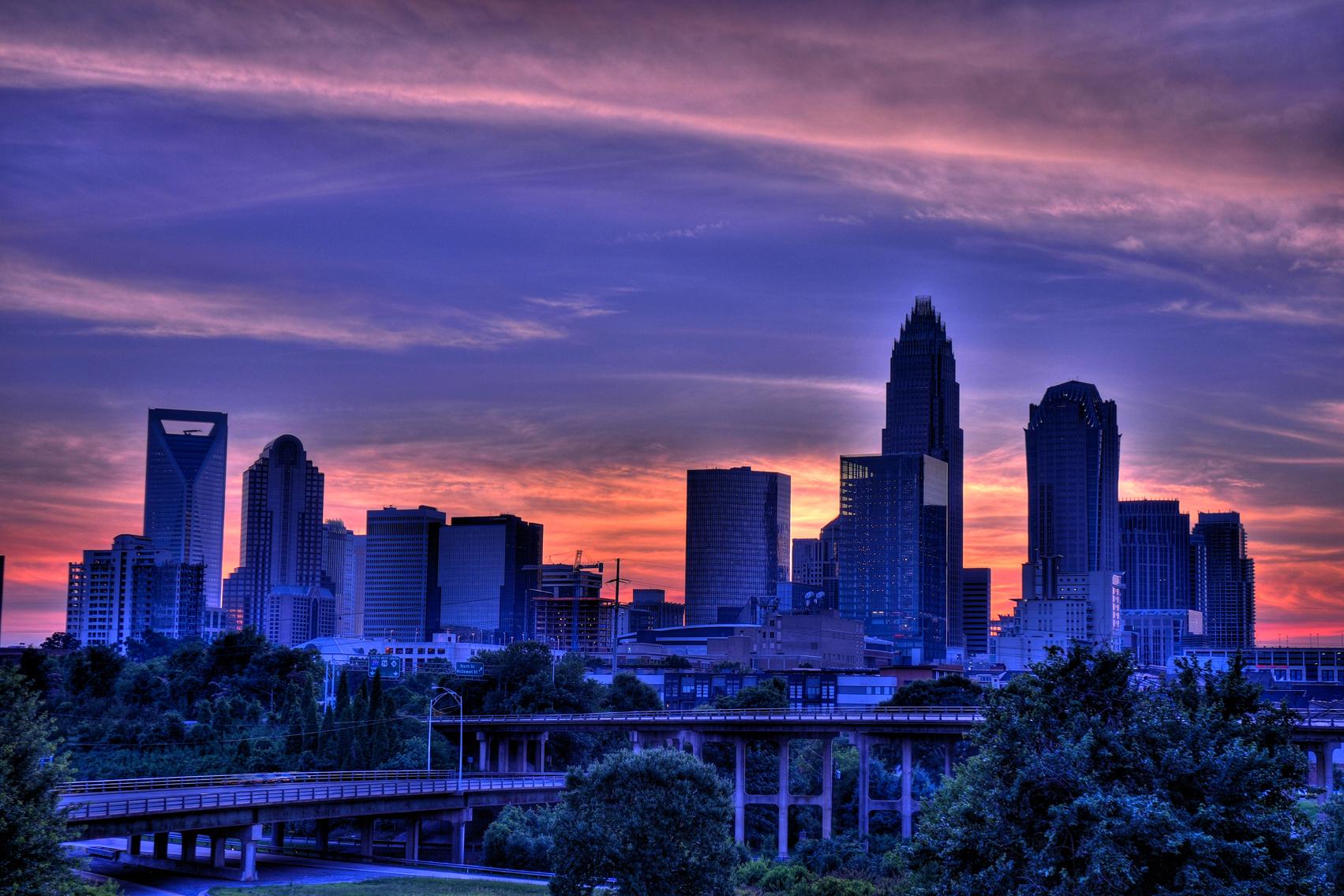 Charlotte Skyline Wallpapers - Top Free Charlotte Skyline Backgrounds ...