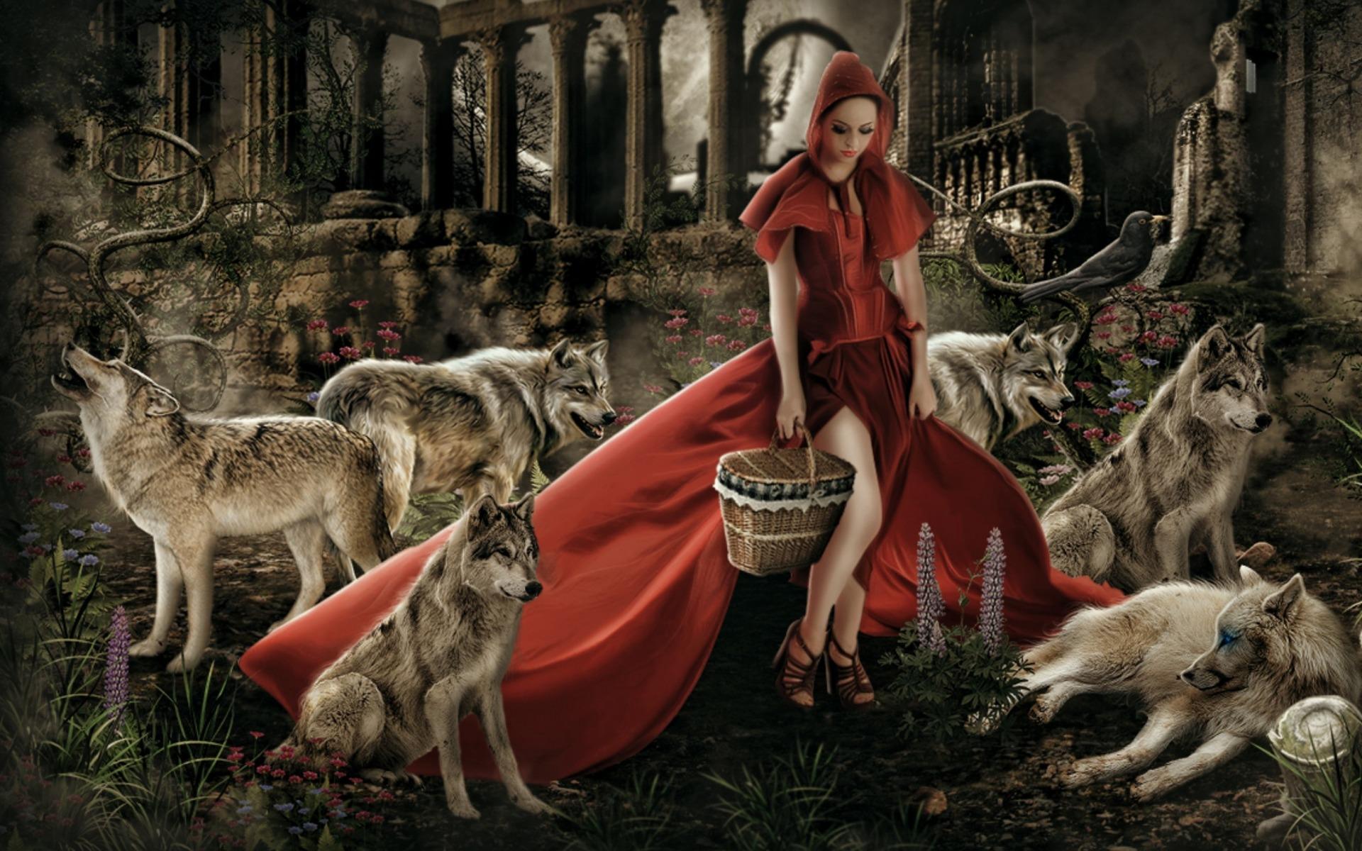 Red Riding Hood Wallpapers - Top Free Red Riding Hood Backgrounds ...